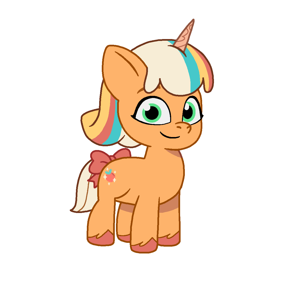 #3438364 - safe, artist:caseyben887, peach fizz, pony, unicorn, g5, my ...