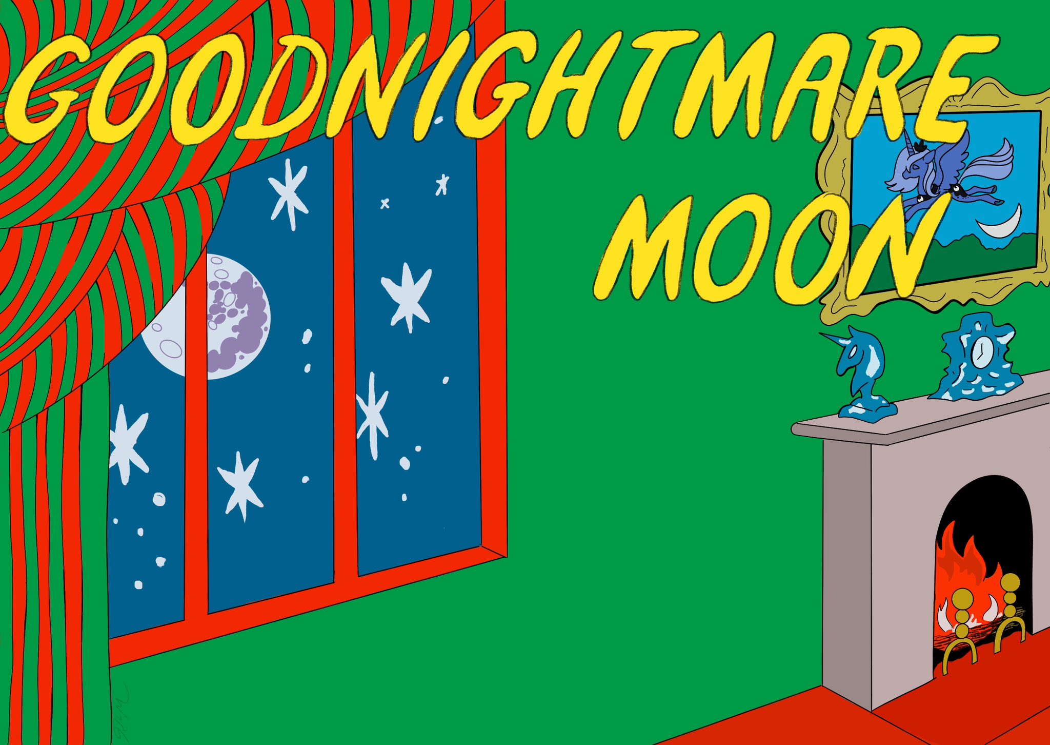 #3439163 - safe, artist:catscratchpaper, princess luna, alicorn, pony ...