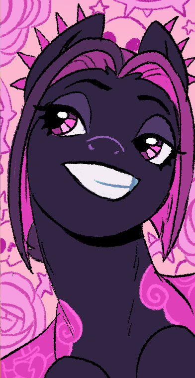 #3518766 - safe, artist:gorjee-art, oc, oc only, oc:pink ink, pegasus, pony, abstract background ...