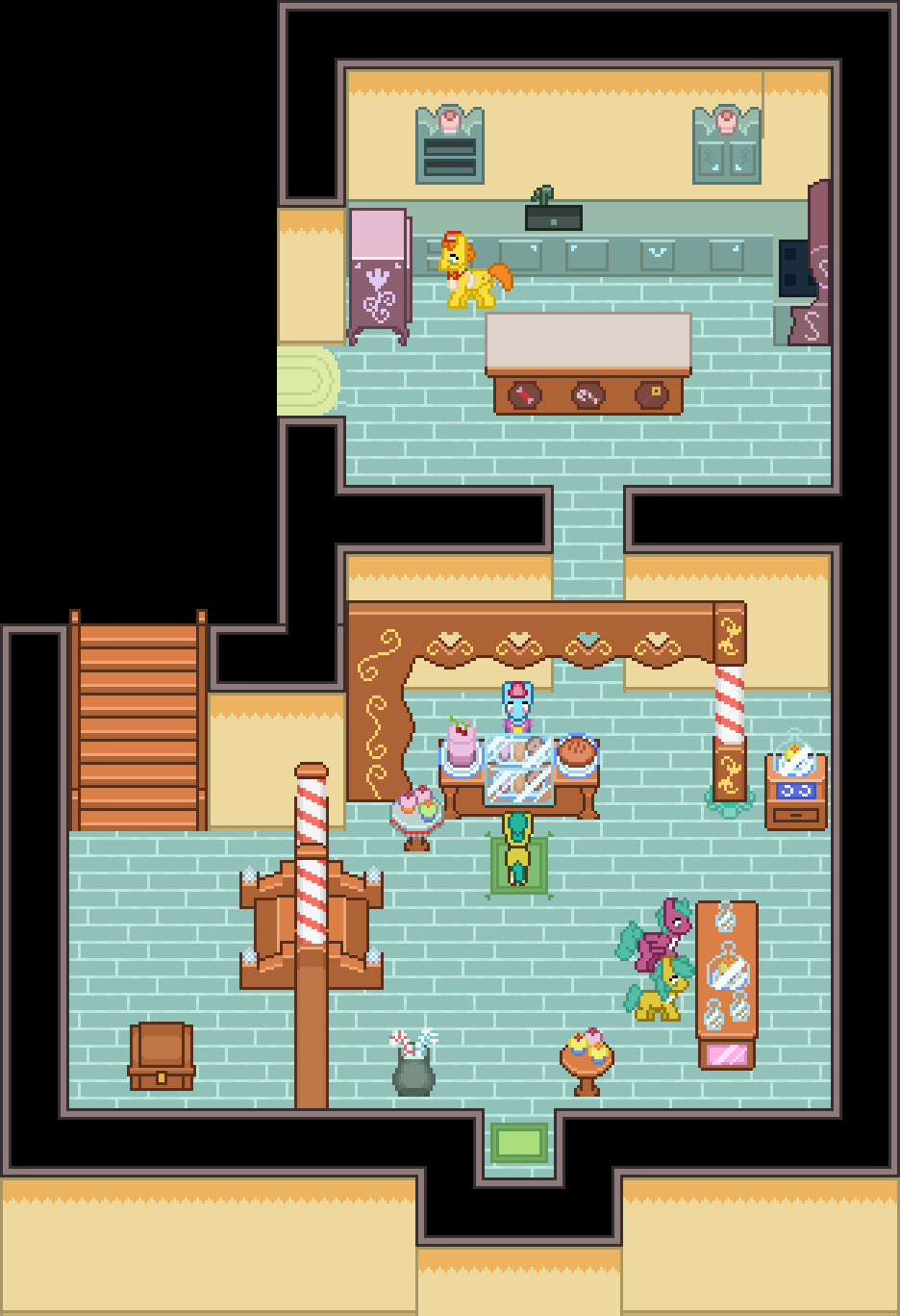 #3518933 - safe, artist:appledog, carrot cake, cup cake, oc, pegasus ...