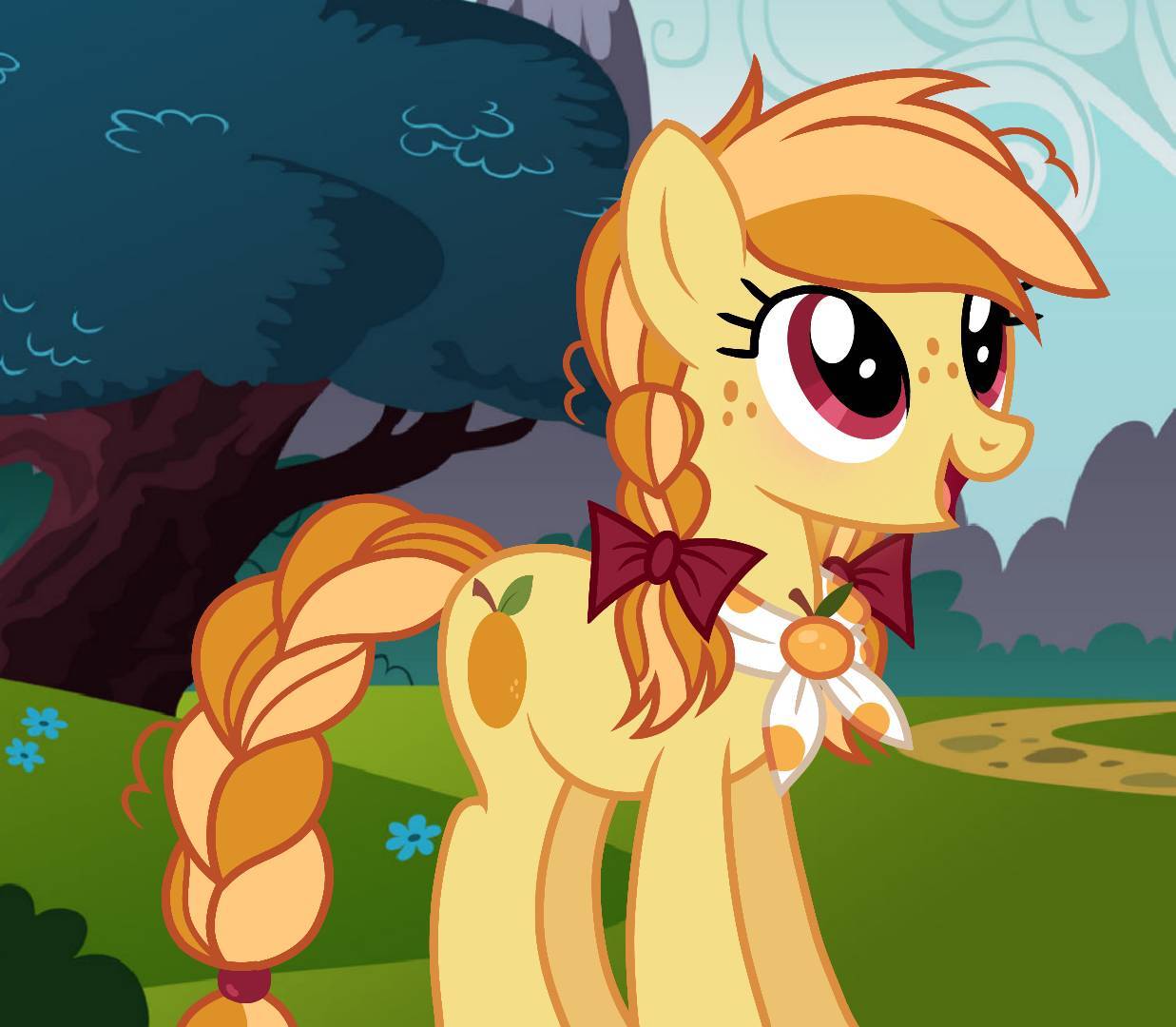 #3526139 - safe, artist:cstrawberrymilk, oc, oc only, oc:orange toffee ...