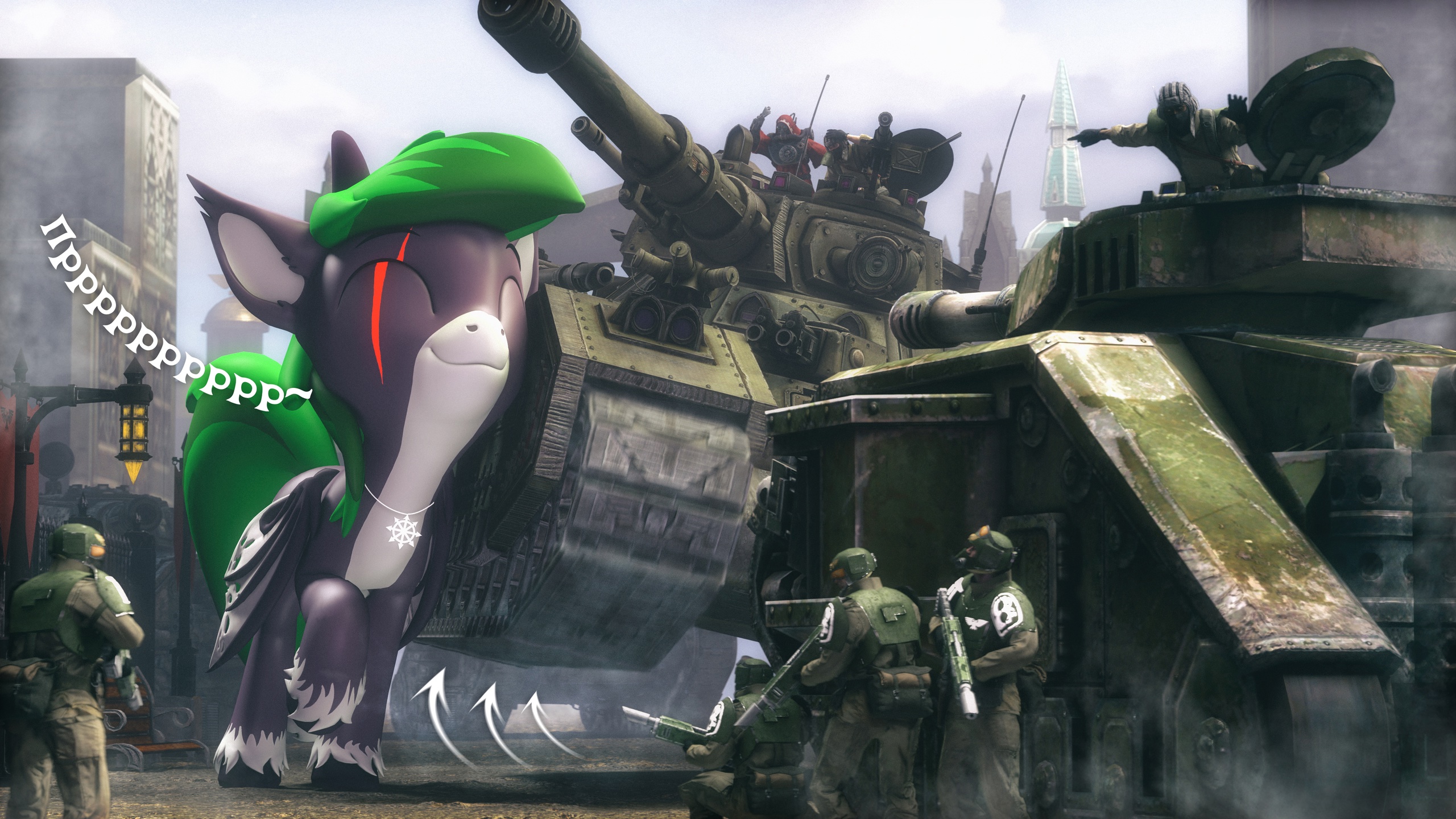 #3527684 - safe, artist:mister-karter, oc, bat pony, human, pony, 3d ...