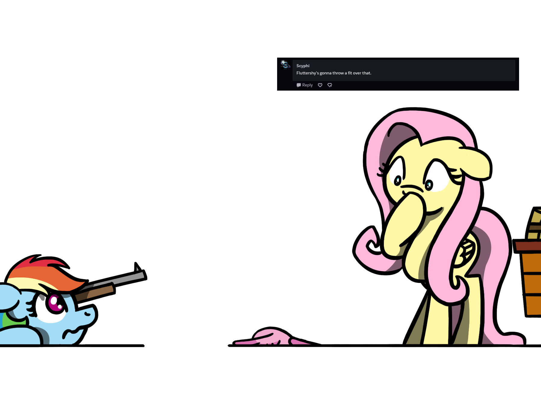 #3530264 - safe, artist:flutterluv, part of a set, fluttershy, rainbow ...