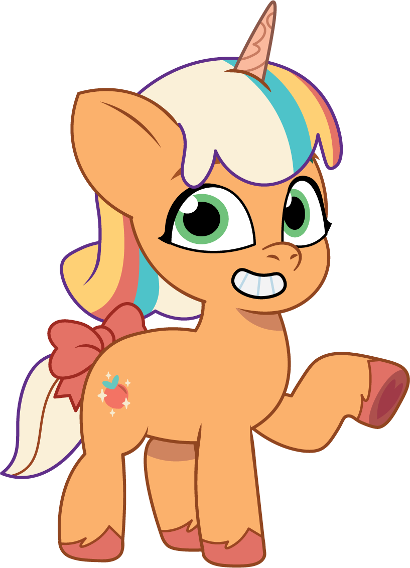 #3531225 - safe, artist:prixy05, peach fizz, pony, unicorn, g5, my ...