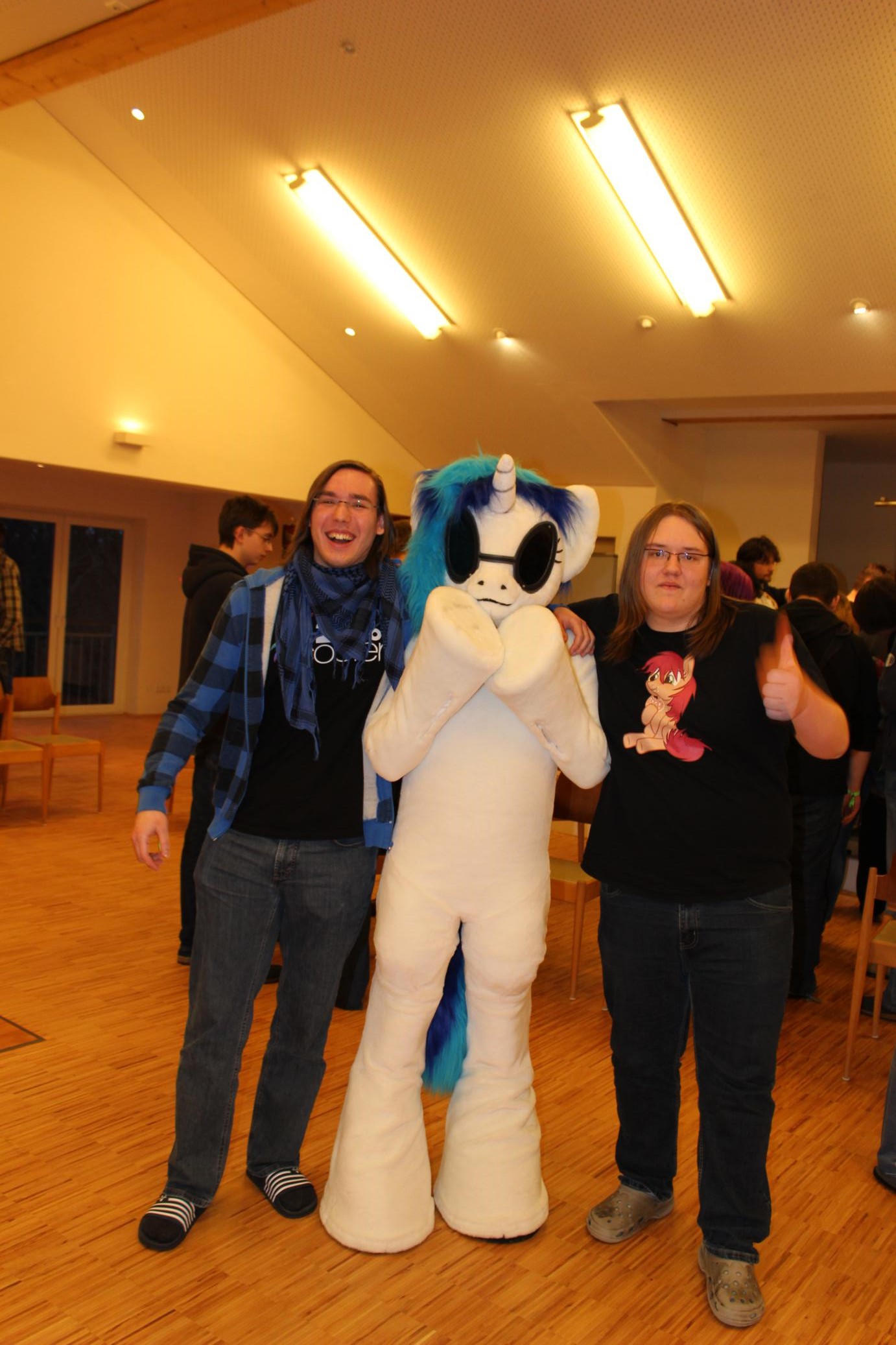 #3519457 - safe, artist:atalonthedeer, dj pon-3, vinyl scratch, human ...