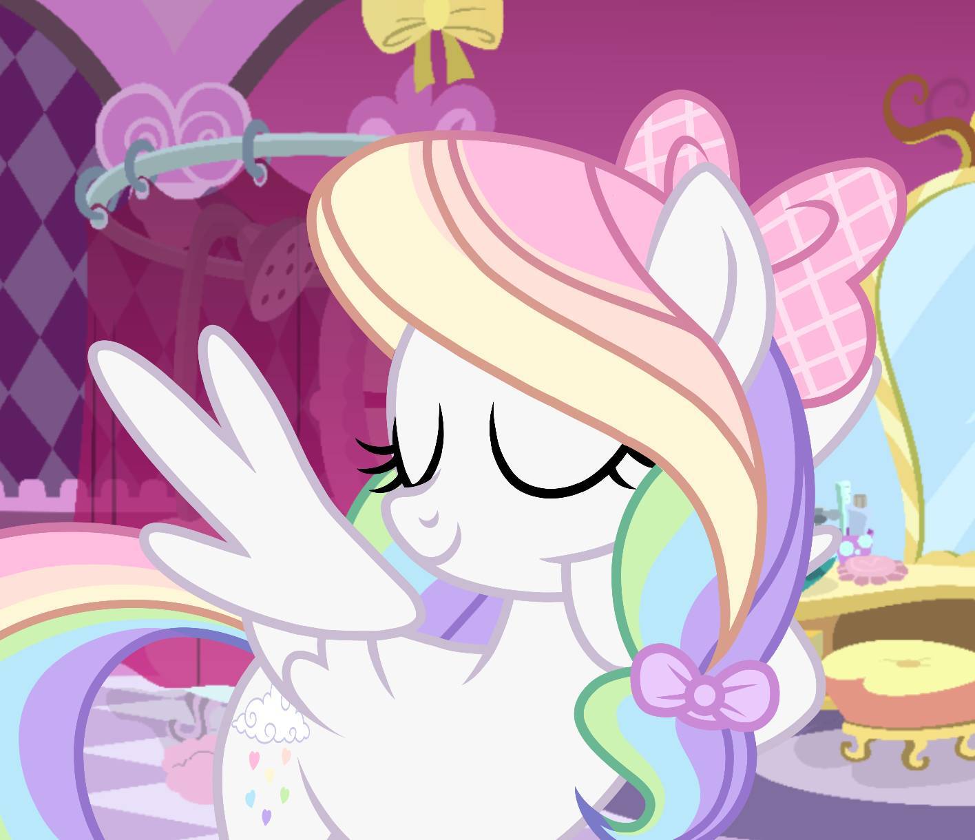 #3519616 - safe, artist:cstrawberrymilk, oc, oc only, oc:rainbow heart, pegasus, pony, g4, base ...