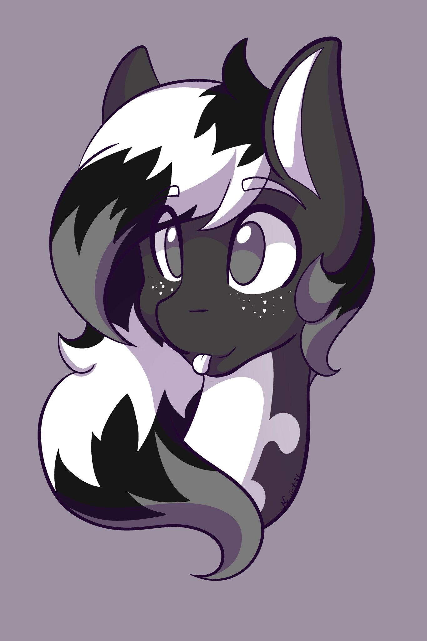#3534360 - safe, artist:mscolorsplash, oc, oc only, oc:inky, earth pony ...