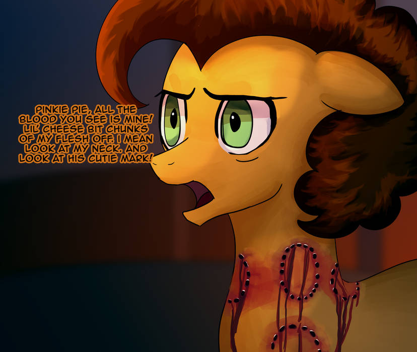 #3536238 - semi-grimdark, artist:nightlyblossom, cheese sandwich, earth ...