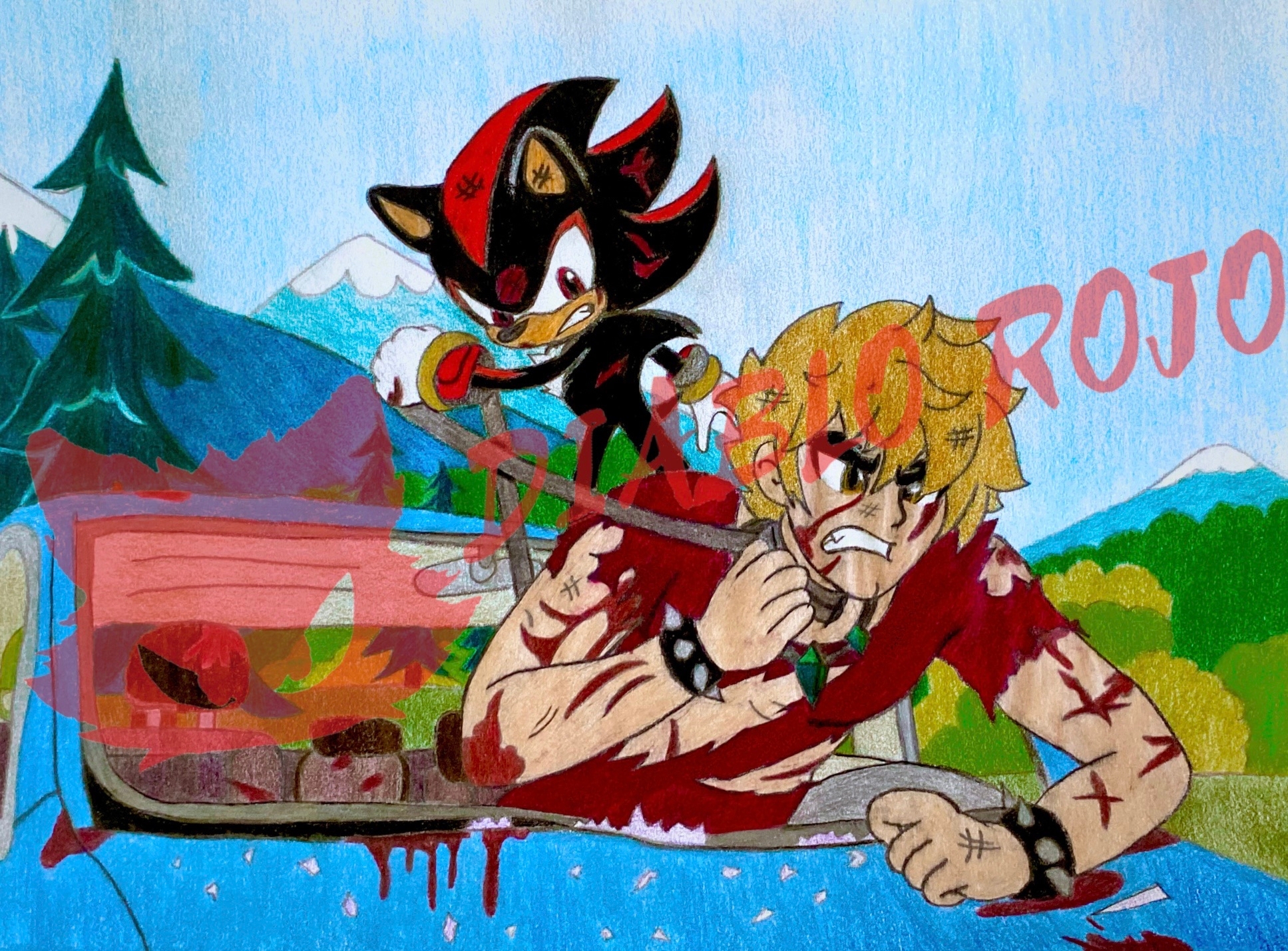 #3536704 - semi-grimdark, artist:diablo rojo, oc, oc:hellfire red ...