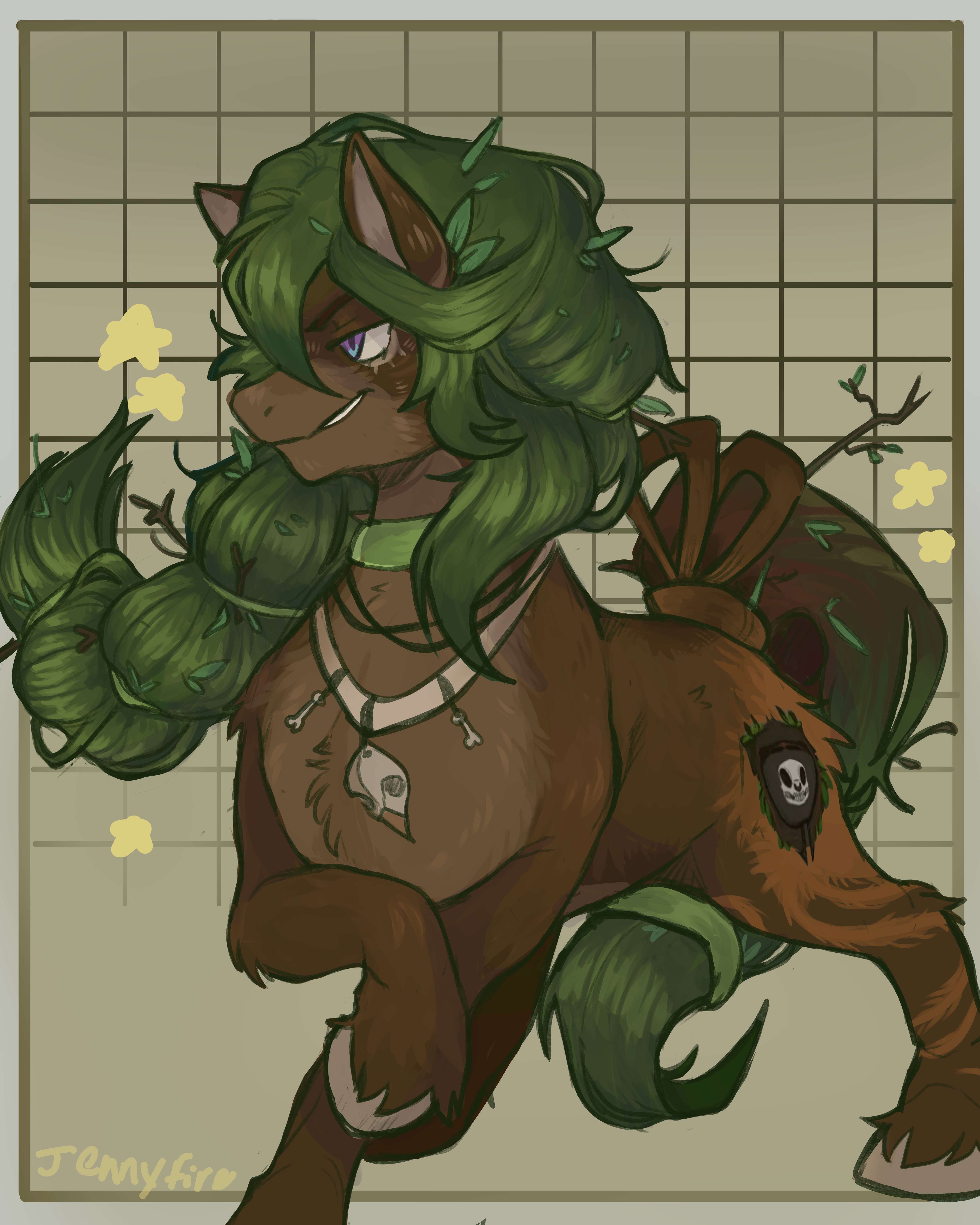 #3537386 - safe, artist:jennyfire, oc, oc only, earth pony, pony, solo - Derpibooru