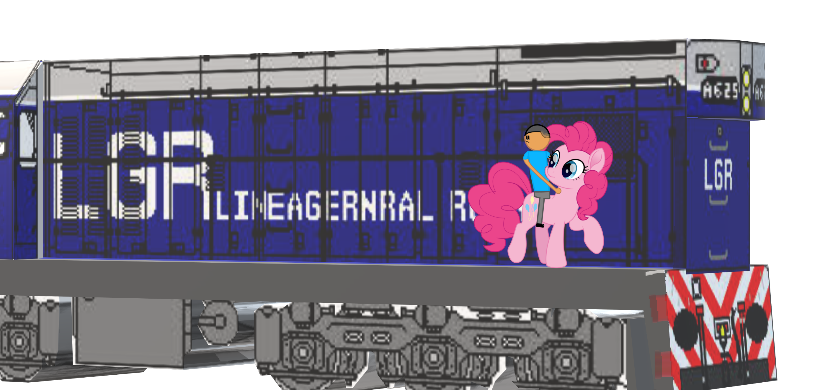 #3519951 - safe, artist:williamtheofficial, pinkie pie, oc, oc:william ...