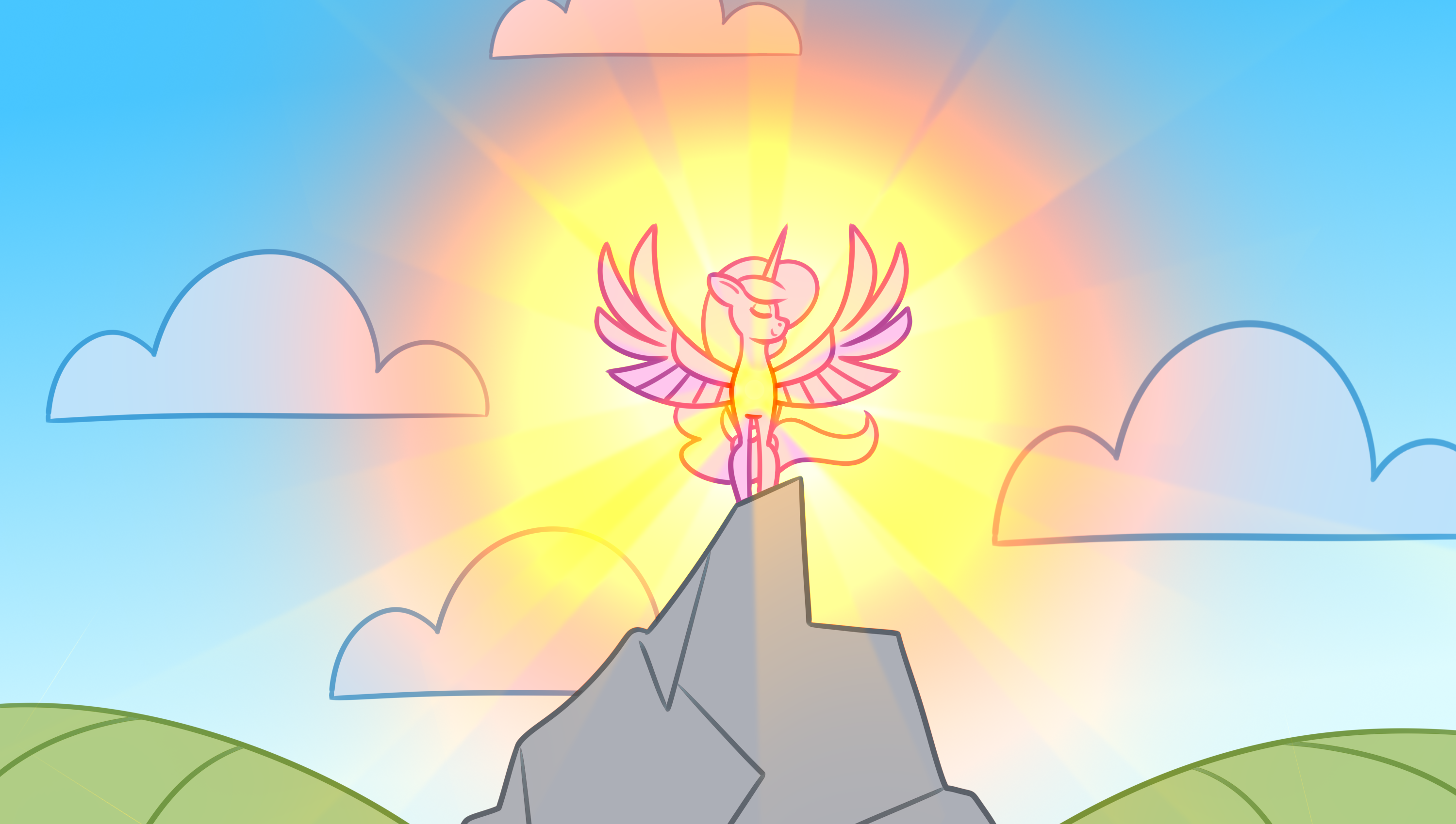 #3538541 - safe, artist:shad0w-galaxy, part of a set, alicorn, pony, g5 ...