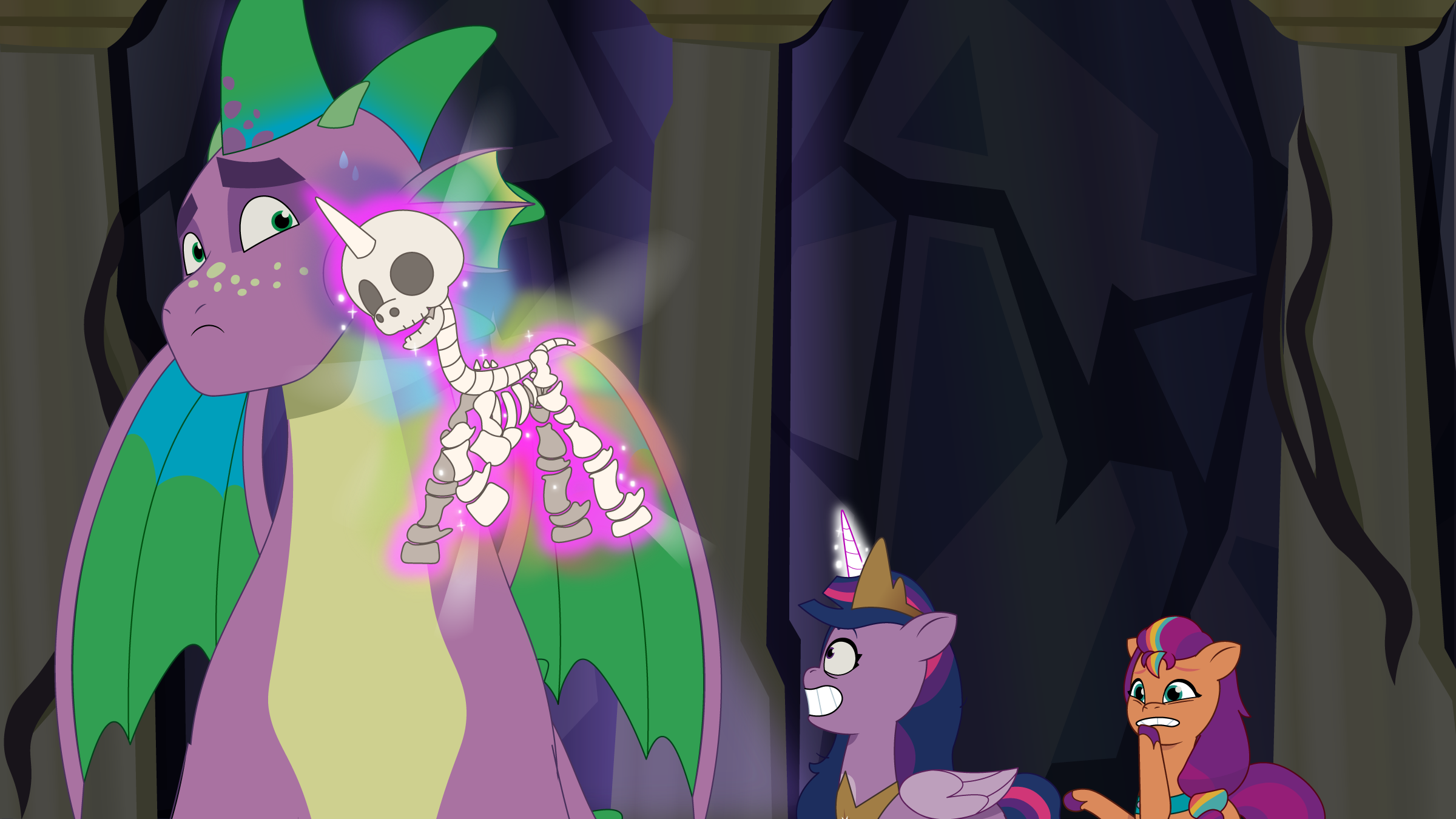 #3521381 - safe, artist:prixy05, spike, sunny starscout, twilight ...