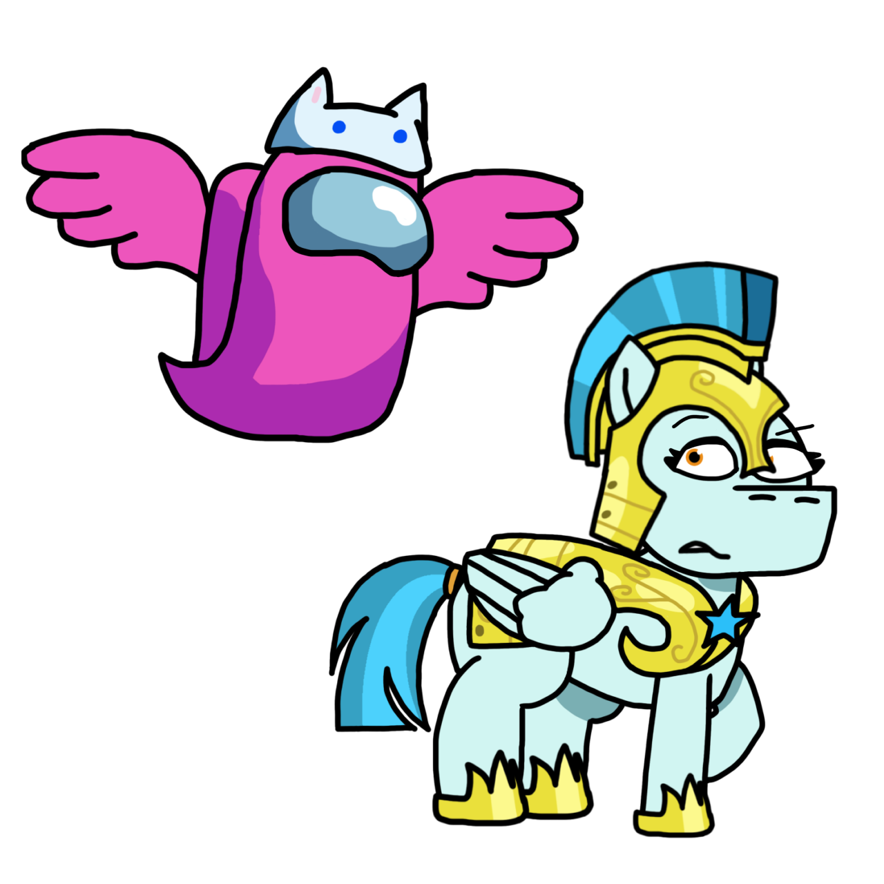 #3522261 - safe, artist:josephthedumbimpostor, guardian angel (g4 ...