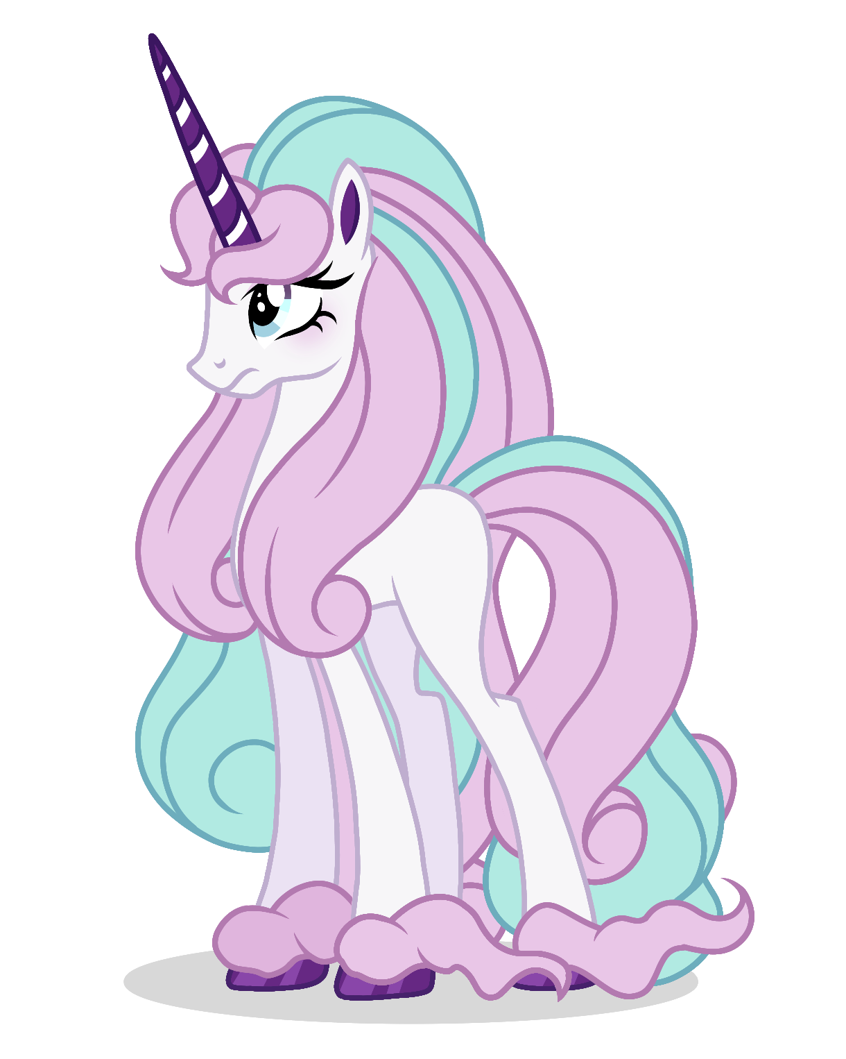 #3523075 - safe, artist:cstrawberrymilk, galarian rapidash, pony ...