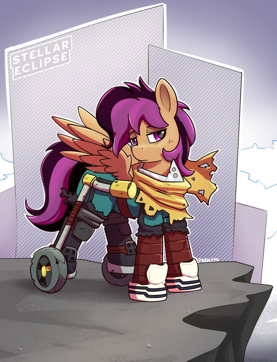 #3523731 - safe, artist:pabbley, stellar eclipse, pegasus, pony, g4, clothes, commission ...