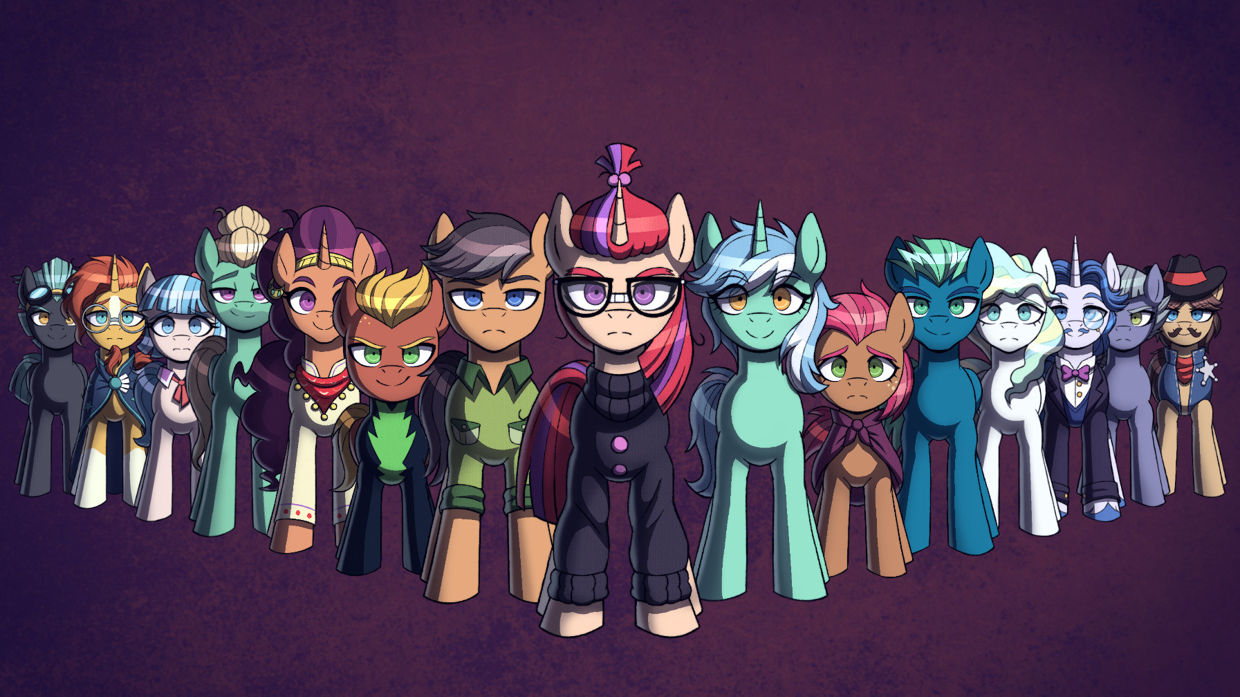#3701952 - safe, artist:bkiltersot, babs seed, coco pommel, fancypants ...