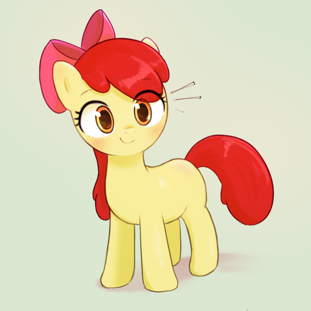 #3710944 - safe, artist:kamagi, apple bloom, earth pony, pony, g4 ...
