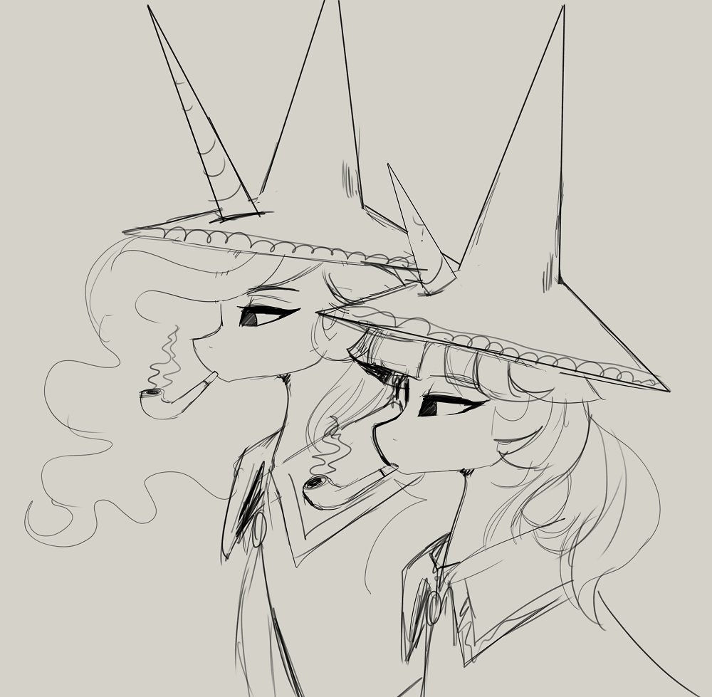 #3711971 - safe, artist:thelunarmoon, princess celestia, twilight ...