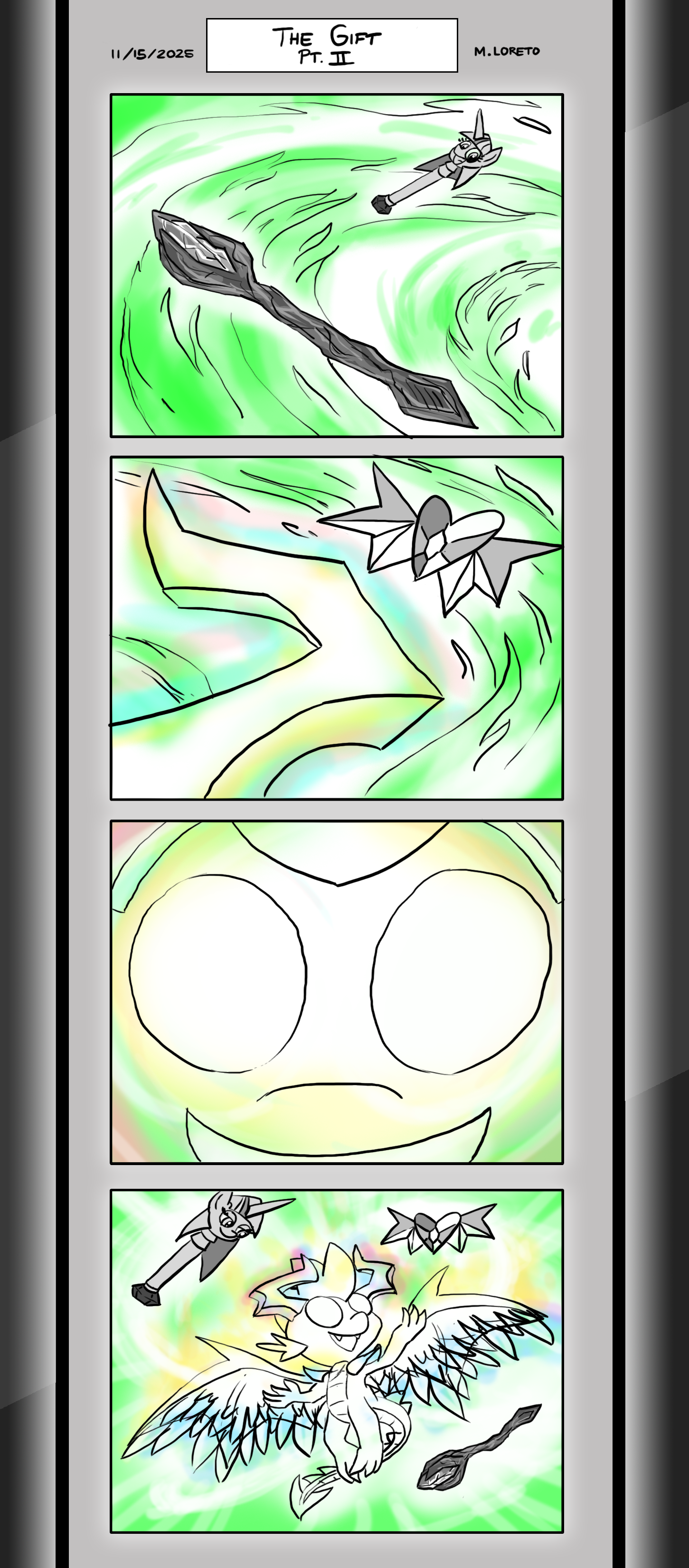 #3714322 - safe, artist:loreto-arts, spike, dragon, comic:friendship is ...