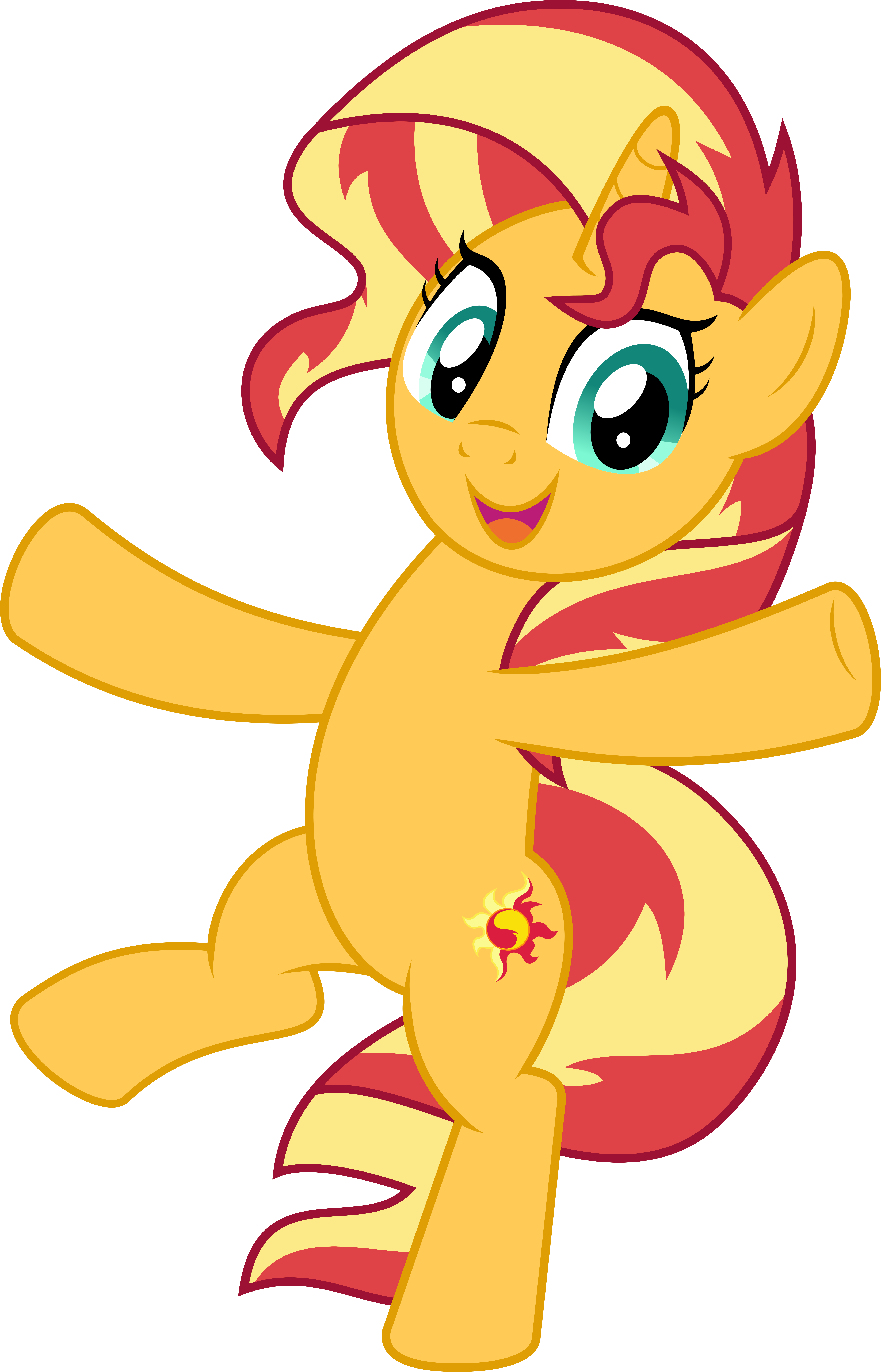 #3717728 - safe, artist:jhayarr23, edit, vector edit, sunset shimmer ...