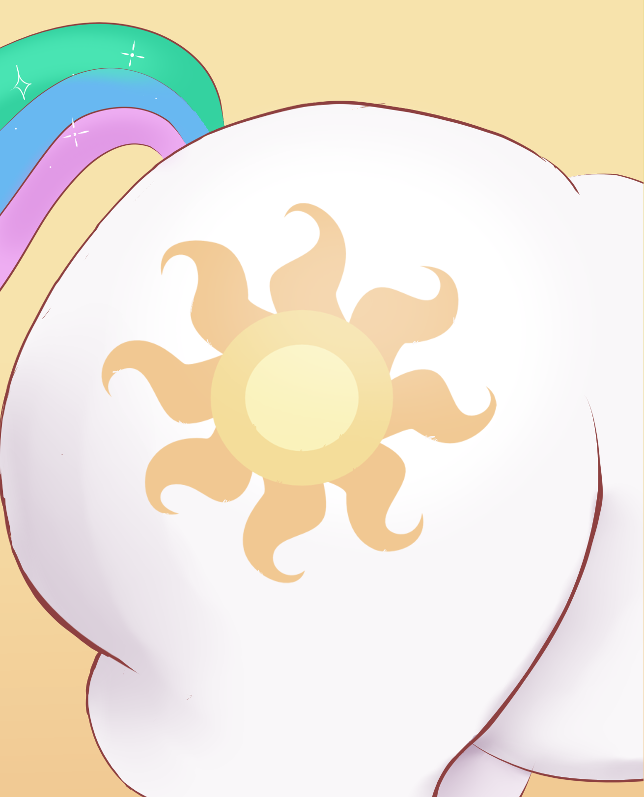 #3718126 - safe, artist:glacialfeather, princess celestia, alicorn ...