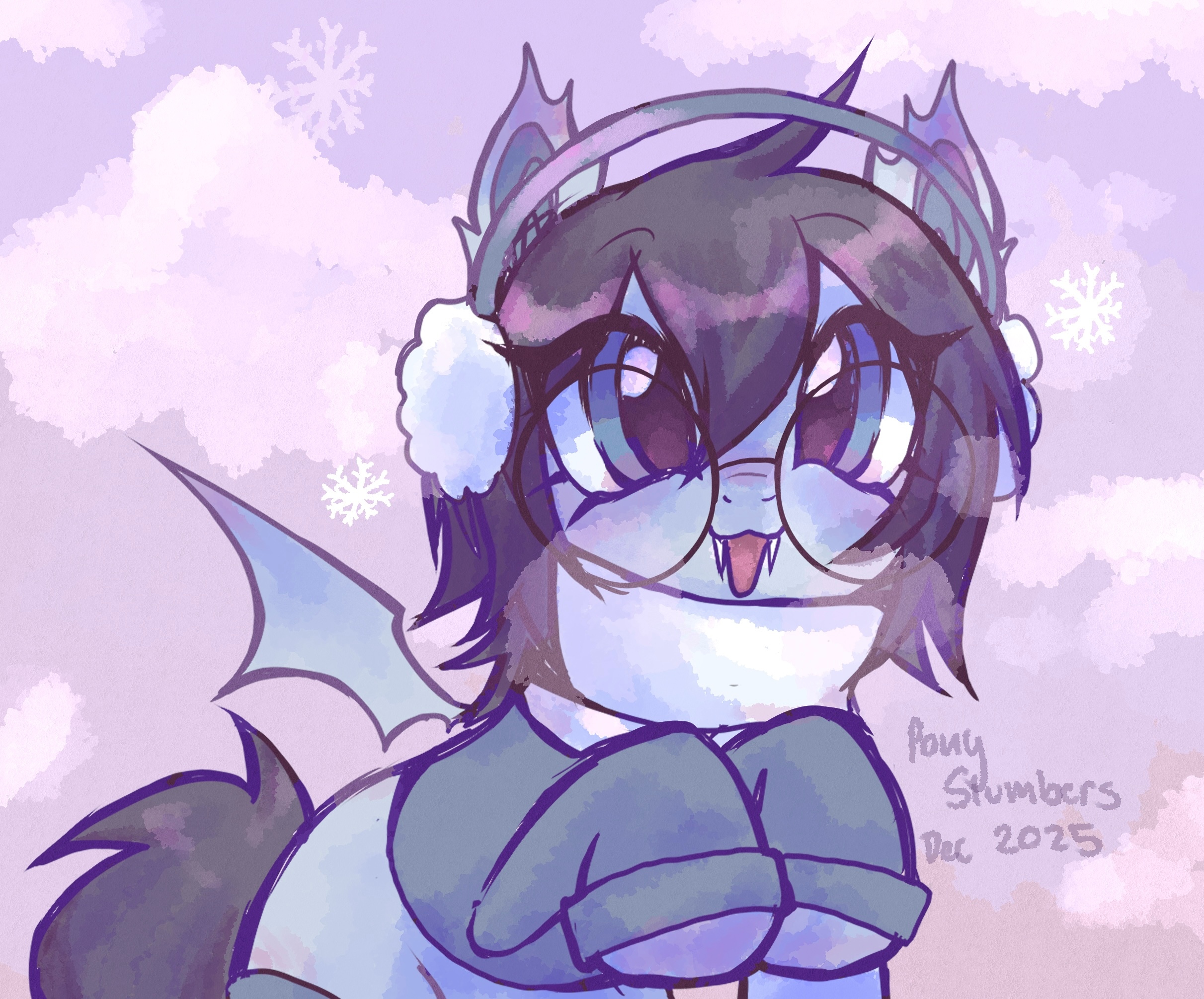 #3725732 - safe, artist:ponyslumbers, oc, oc only, bat pony, pony, bat ...