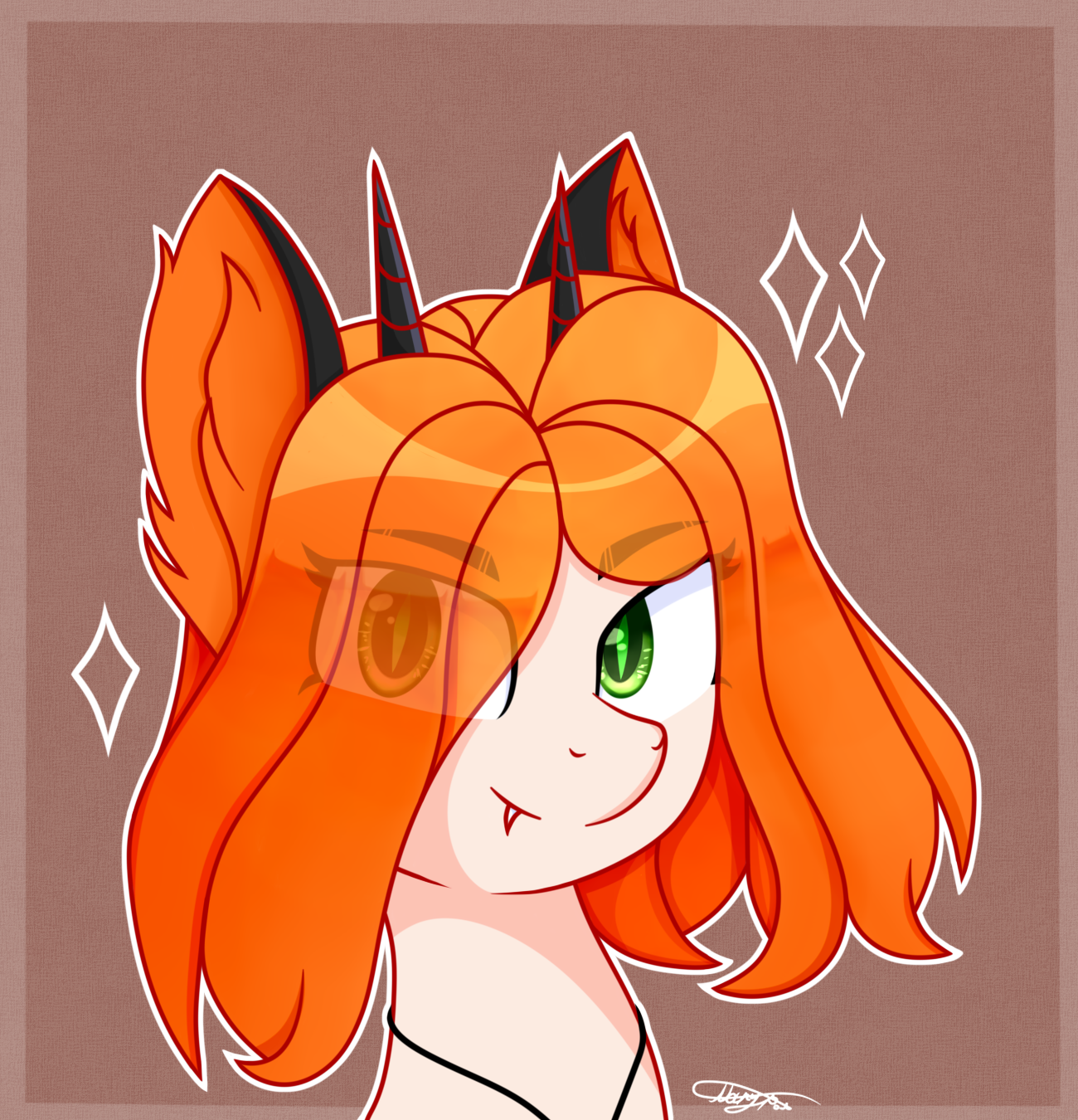 #3546187 - safe, artist:lunar_plague, oc, oc only, fox, fox pony, hybrid, solo - Derpibooru