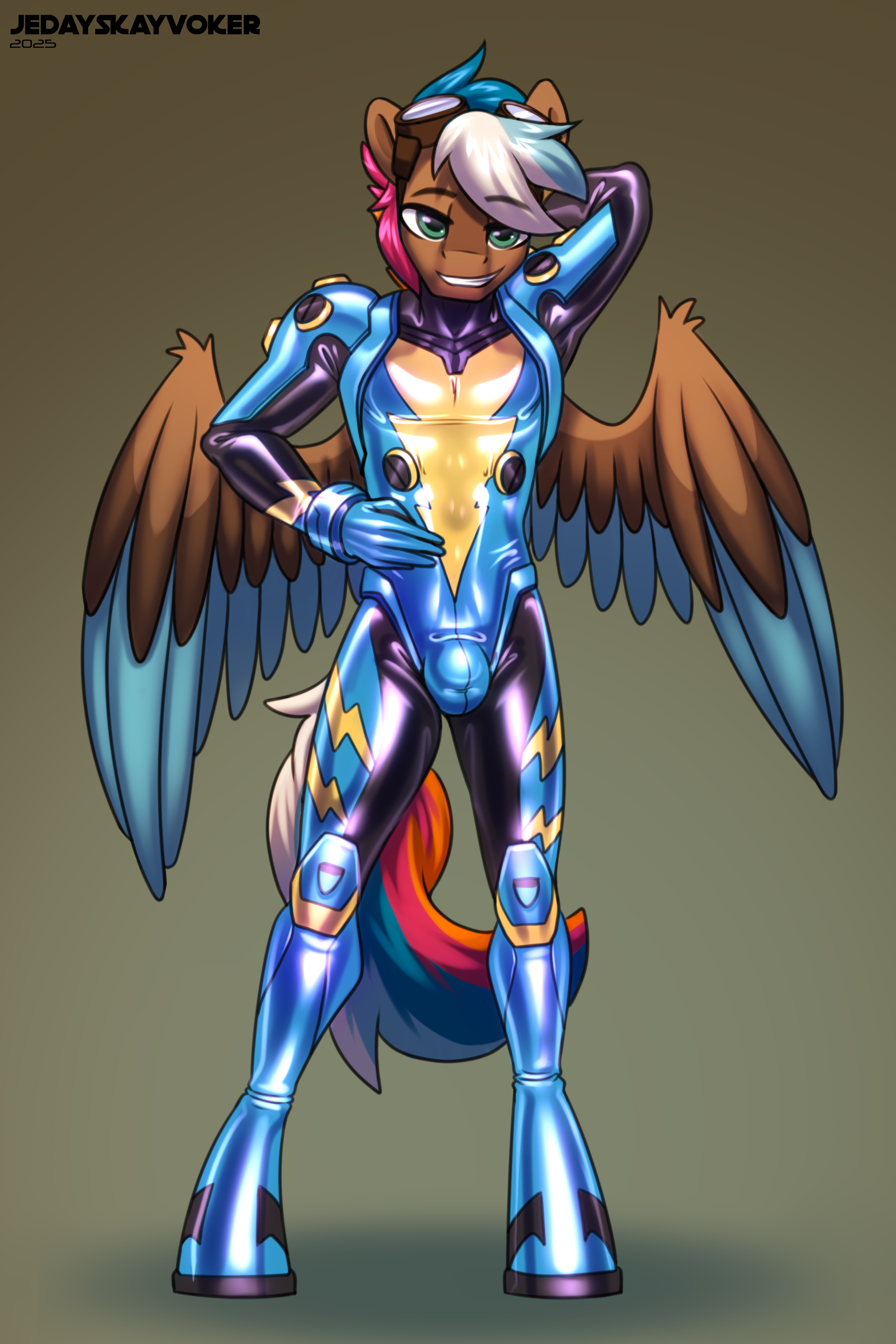 #3546470 - explicit, artist:jedayskayvoker, oc, oc:paper trail, pegasus, anthro, clothes ...