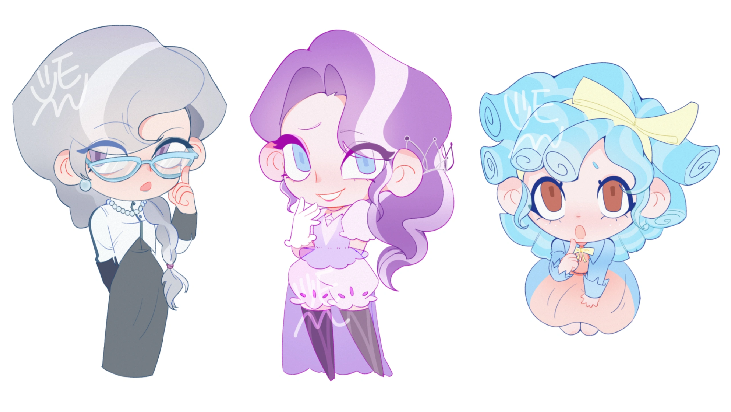 #3546923 - safe, artist:venn, cozy glow, diamond tiara, silver spoon ...