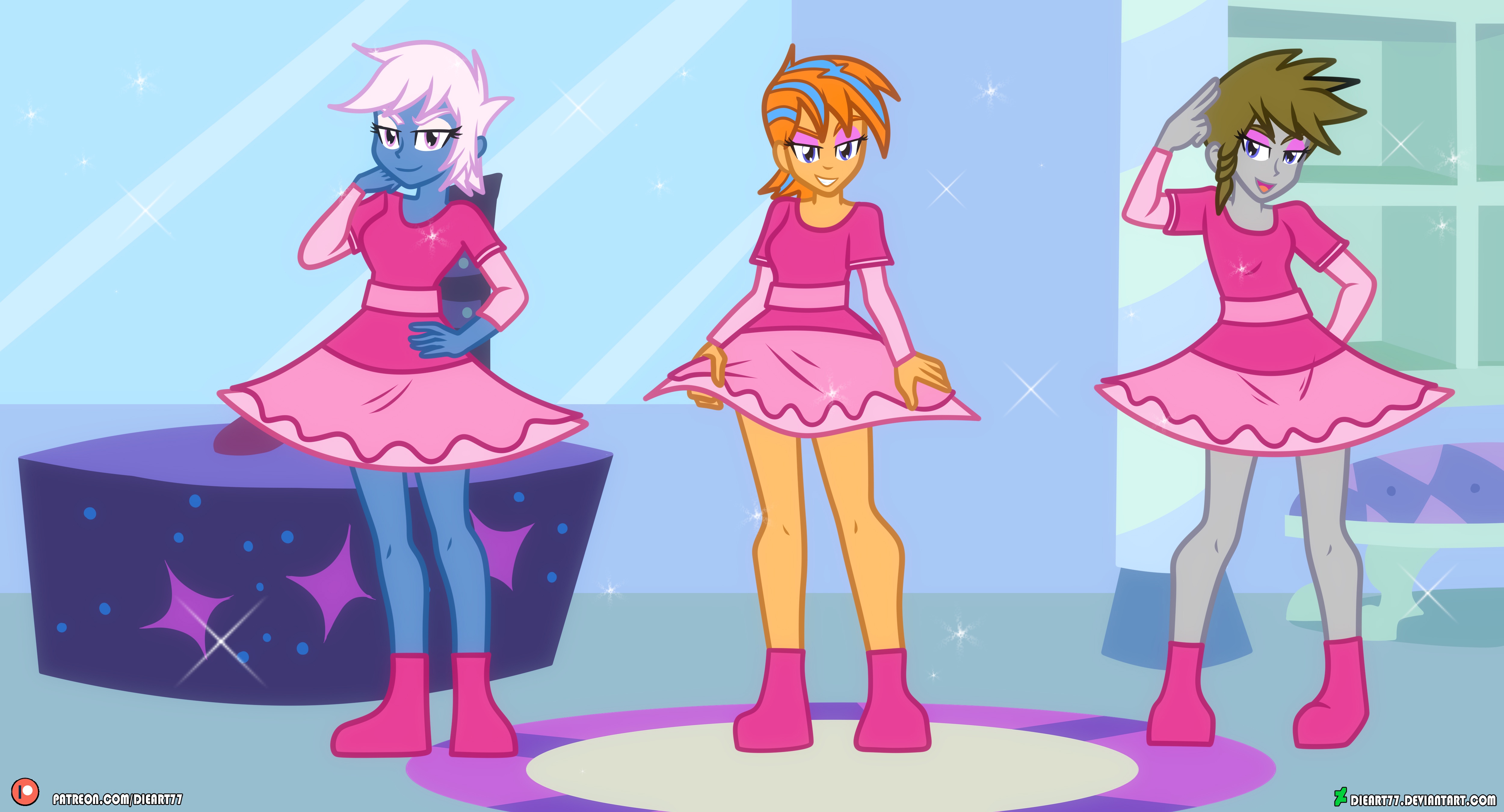 #3547795 - safe, artist:dieart77, oc, oc only, oc:azure/sapphire, oc ...