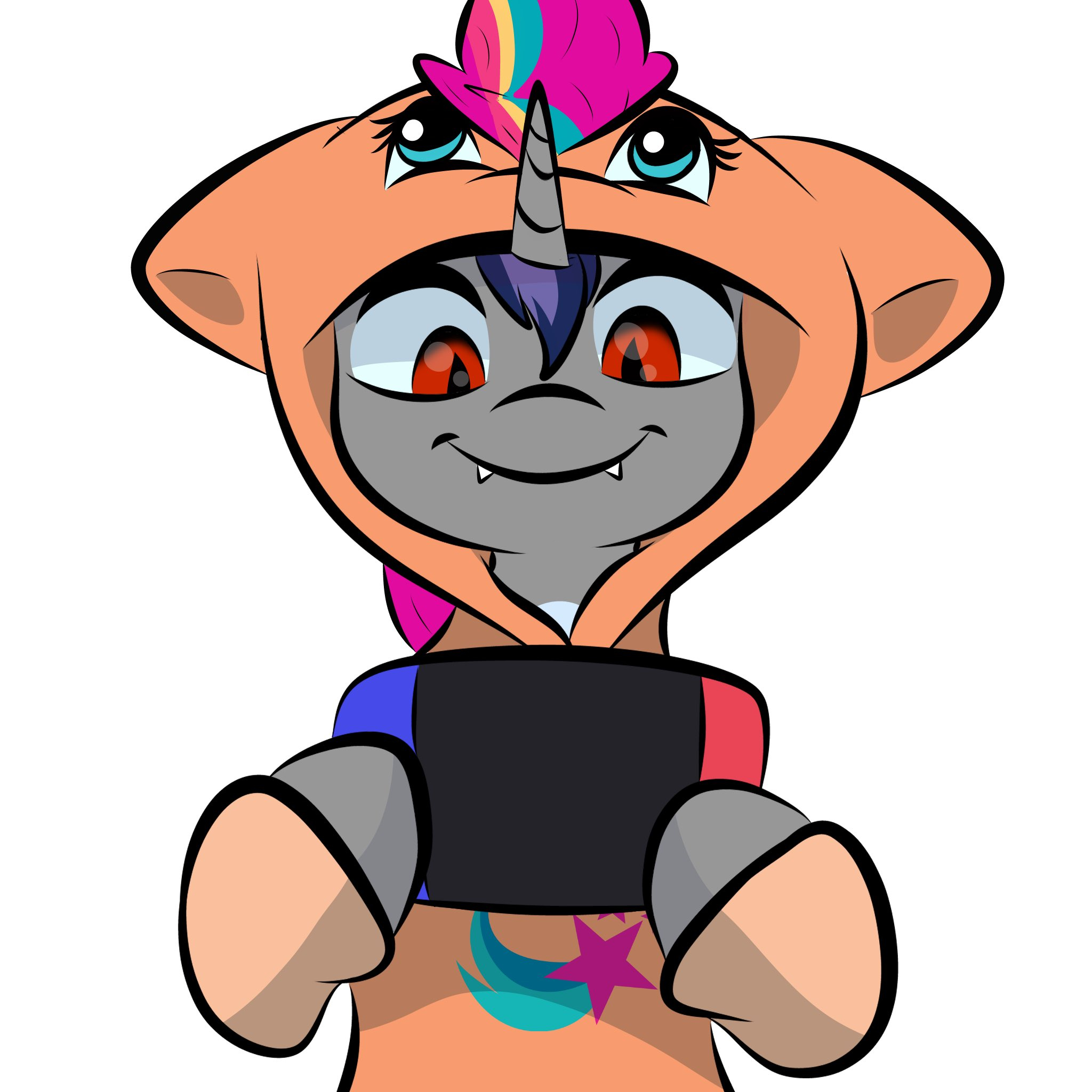 #3549548 - safe, artist:doodle-hooves, oc, oc only, oc:dreaming star, bat pony, bat pony unicorn ...