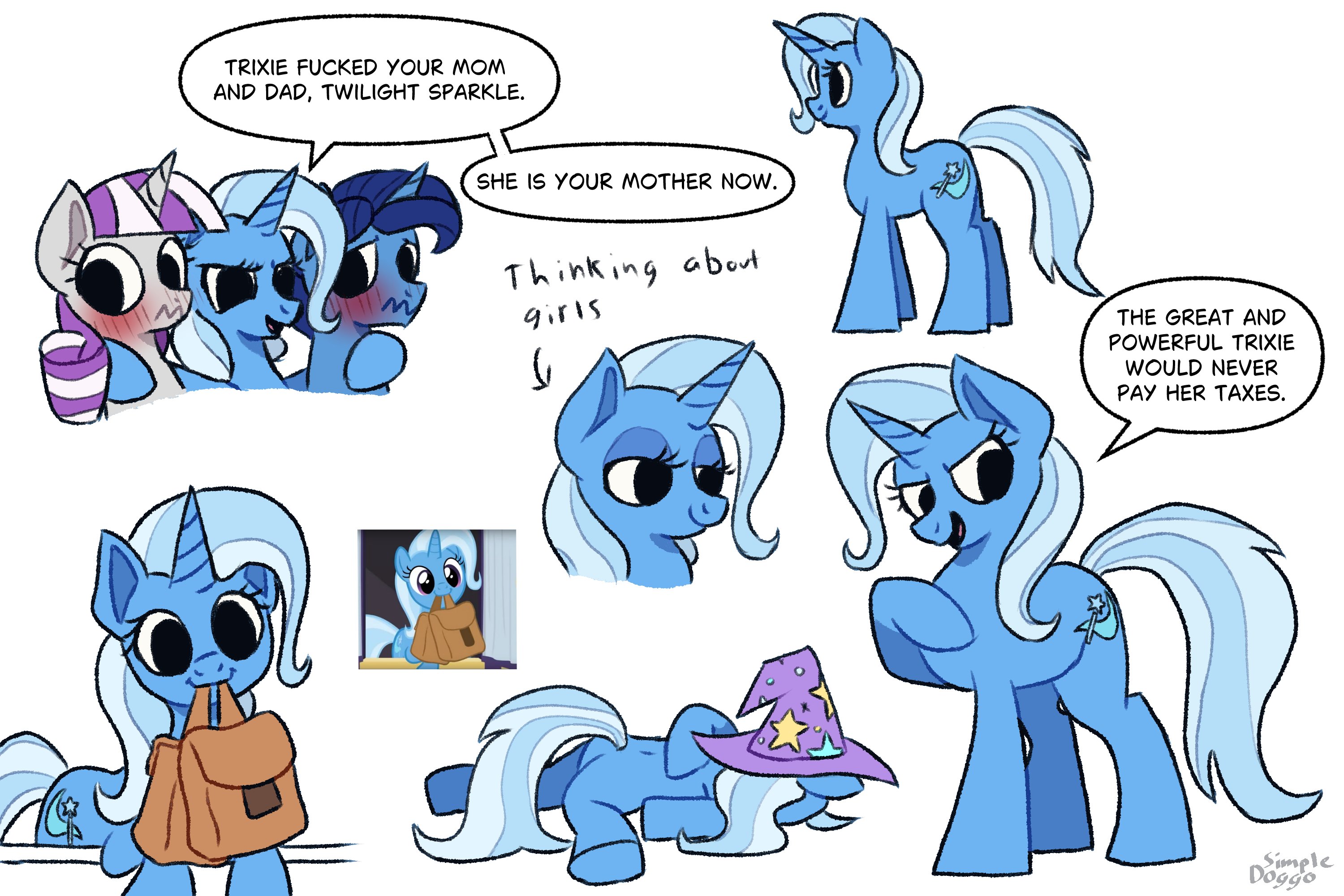 #3549803 - suggestive, artist:simpledoggo, night light, trixie ...