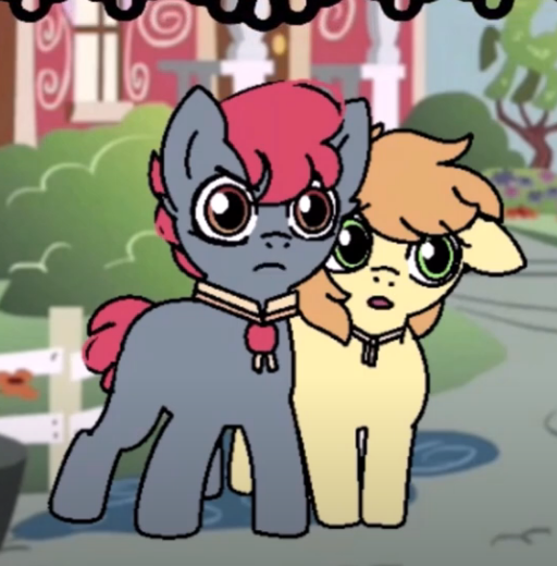 #3549810 - safe, artist:tamers12345, apple split, braeburn, earth pony ...