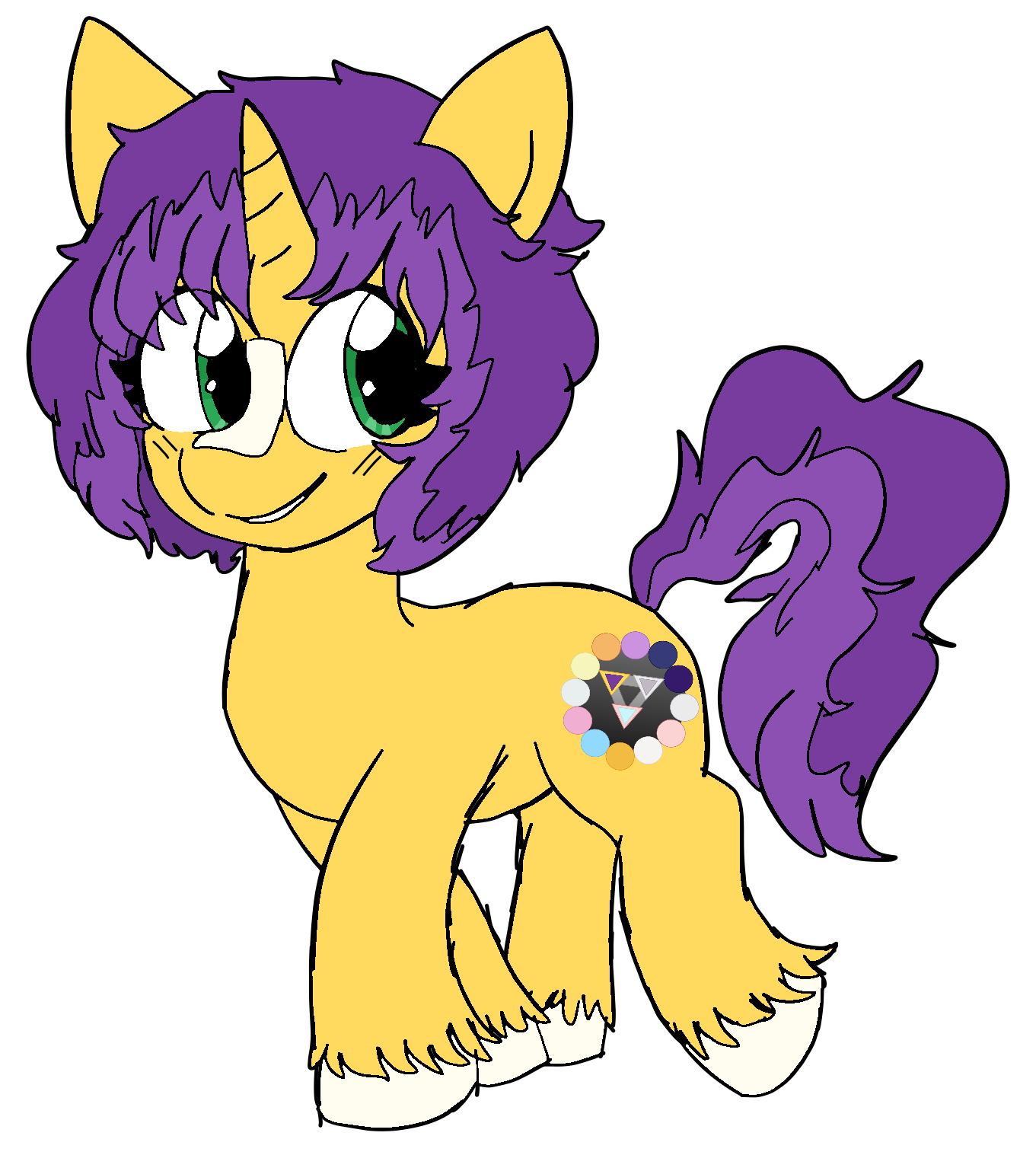 #3550347 - safe, artist:feenadot, oc, oc only, oc:innocent sun, pony ...