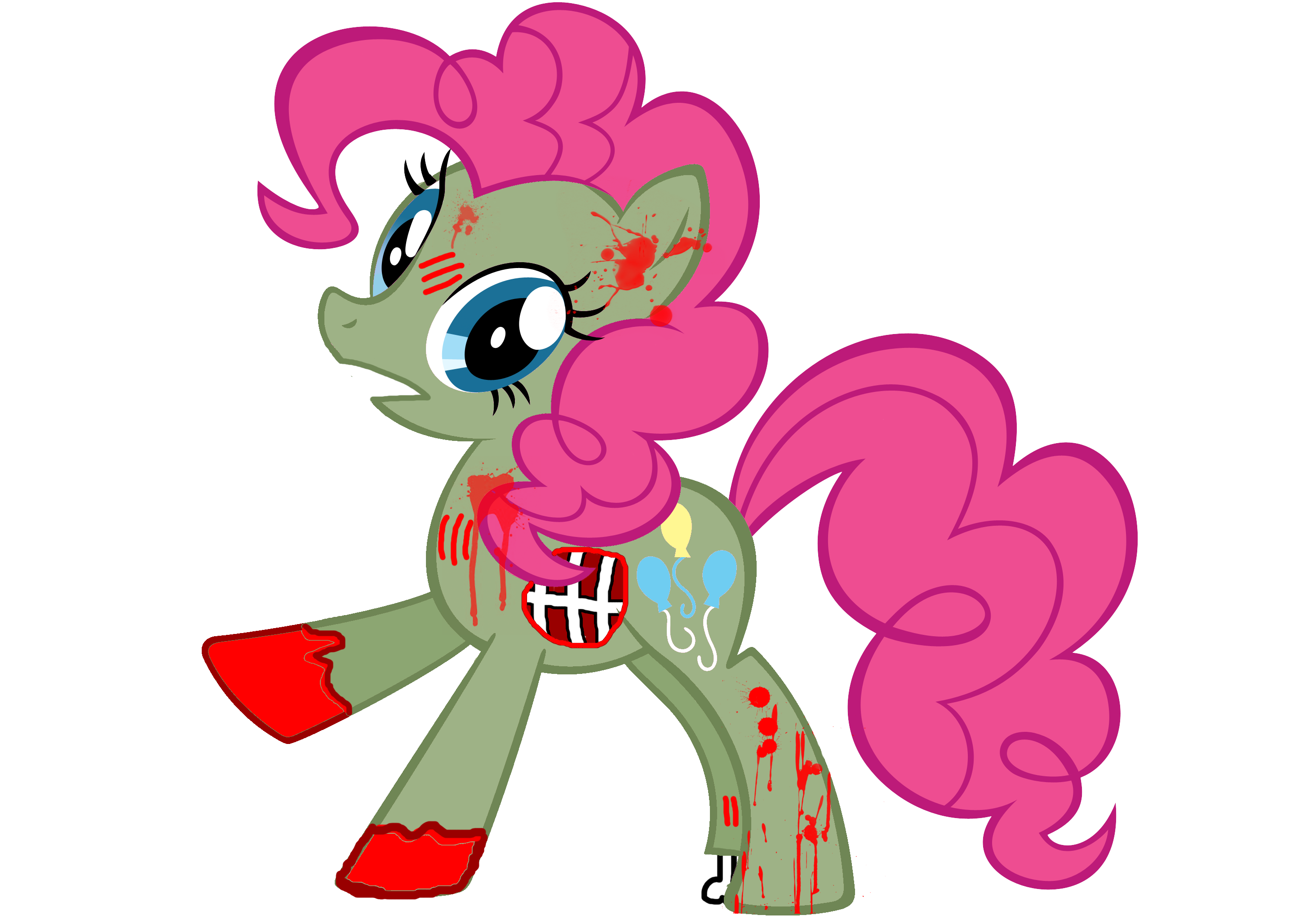 #3551268 - semi-grimdark, artist:threewheelsturning, pinkie pie, pony ...