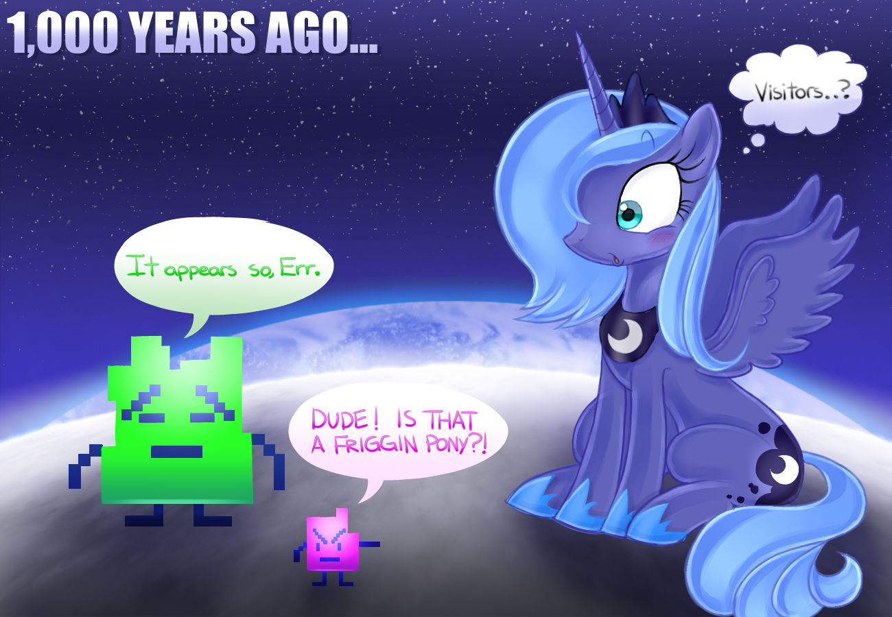 #3551377 - safe, artist:manglegirllol, princess luna, g4, my little ...