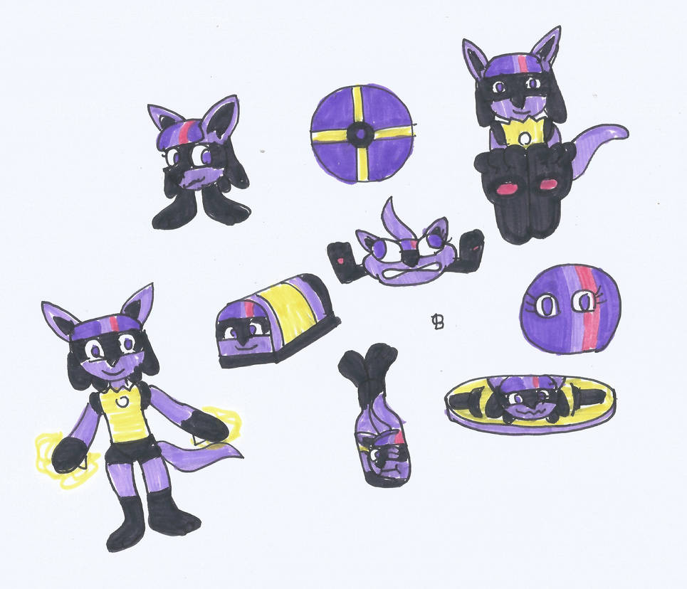 #3540358 - safe, artist:spaton37, twilight sparkle, goomba, lucario ...