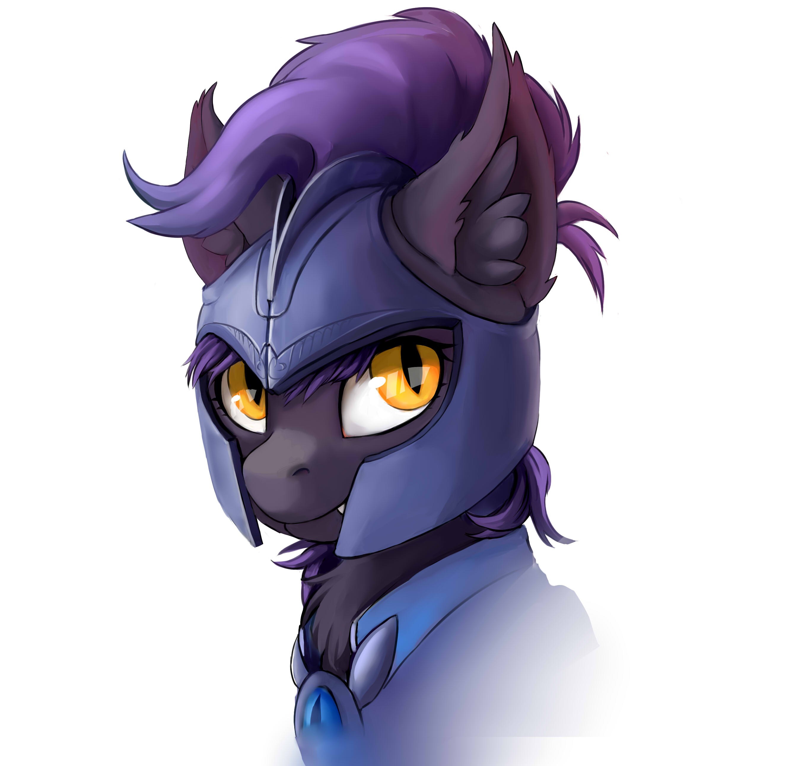 #3552194 - safe, artist:rokufuro, oc, oc only, bat pony, pony, armor ...