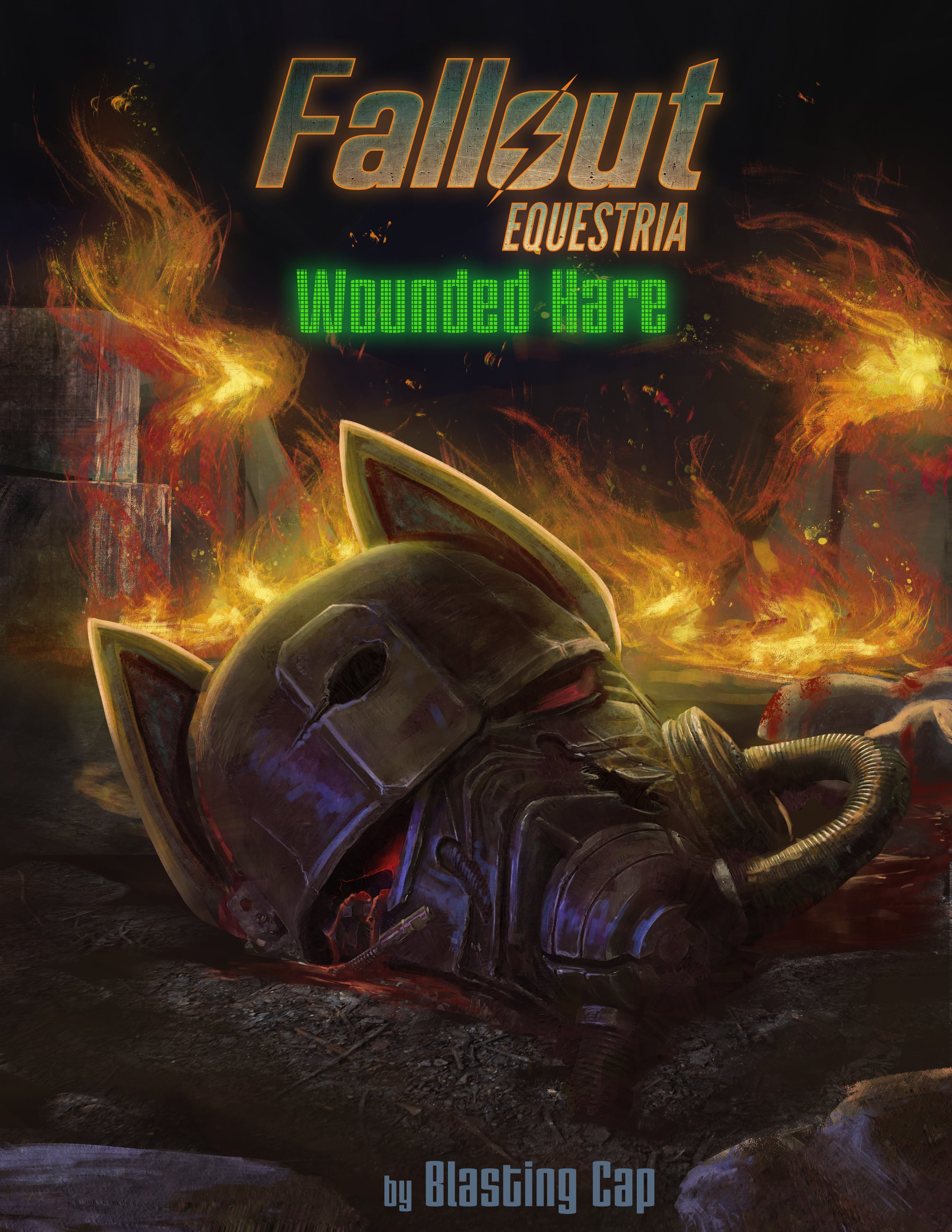 #3553780 - semi-grimdark, artist:blvckmagic, oc, oc only, pony, fallout ...