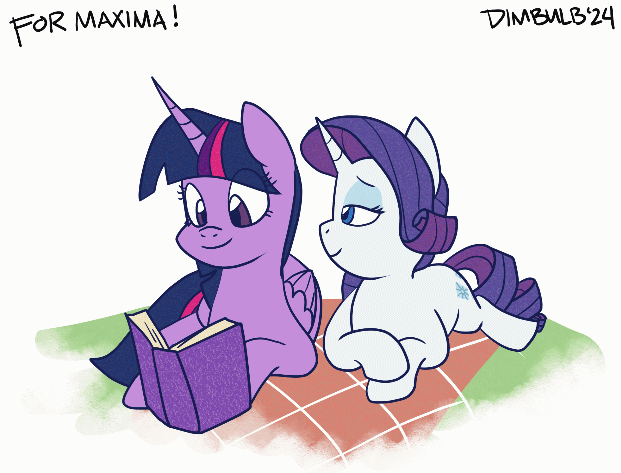 #3553903 - safe, artist:dimbulb, rarity, twilight sparkle, alicorn ...