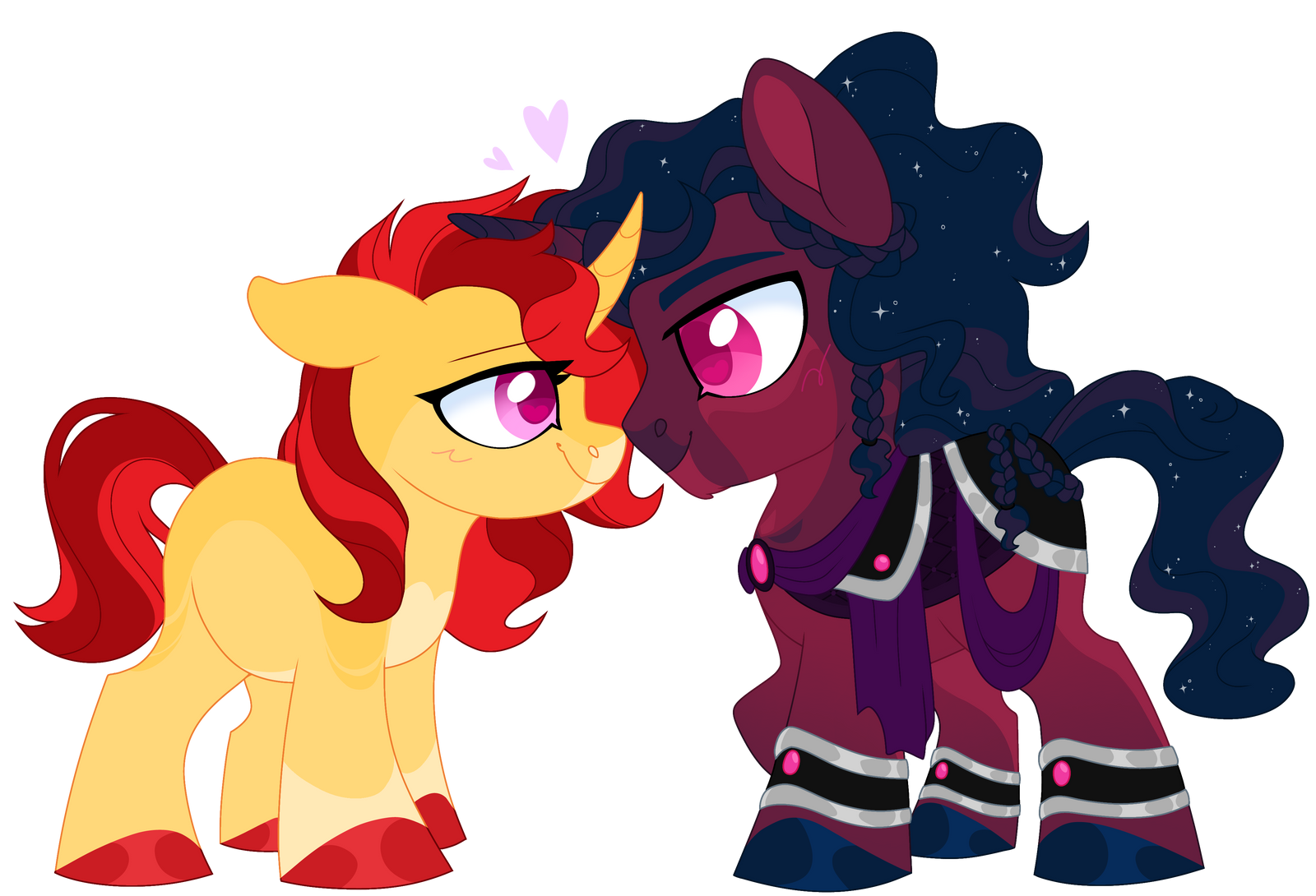 #3554392 - safe, artist:dilfistic, oc, oc only, oc:ham toast, oc:the great king, alicorn, earth ...