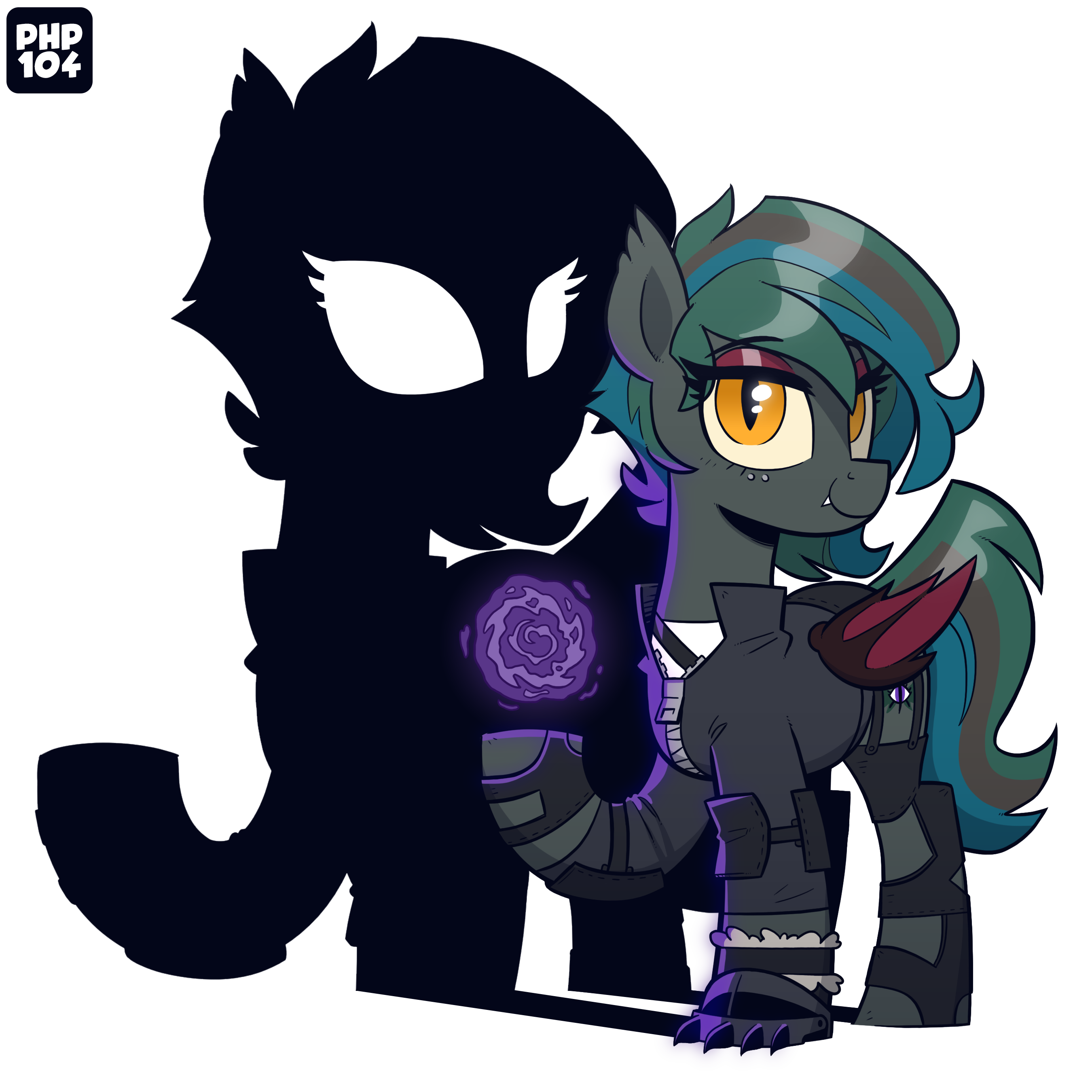 #3554455 - safe, artist:php104, oc, oc only, oc:nighteye, bat pony ...