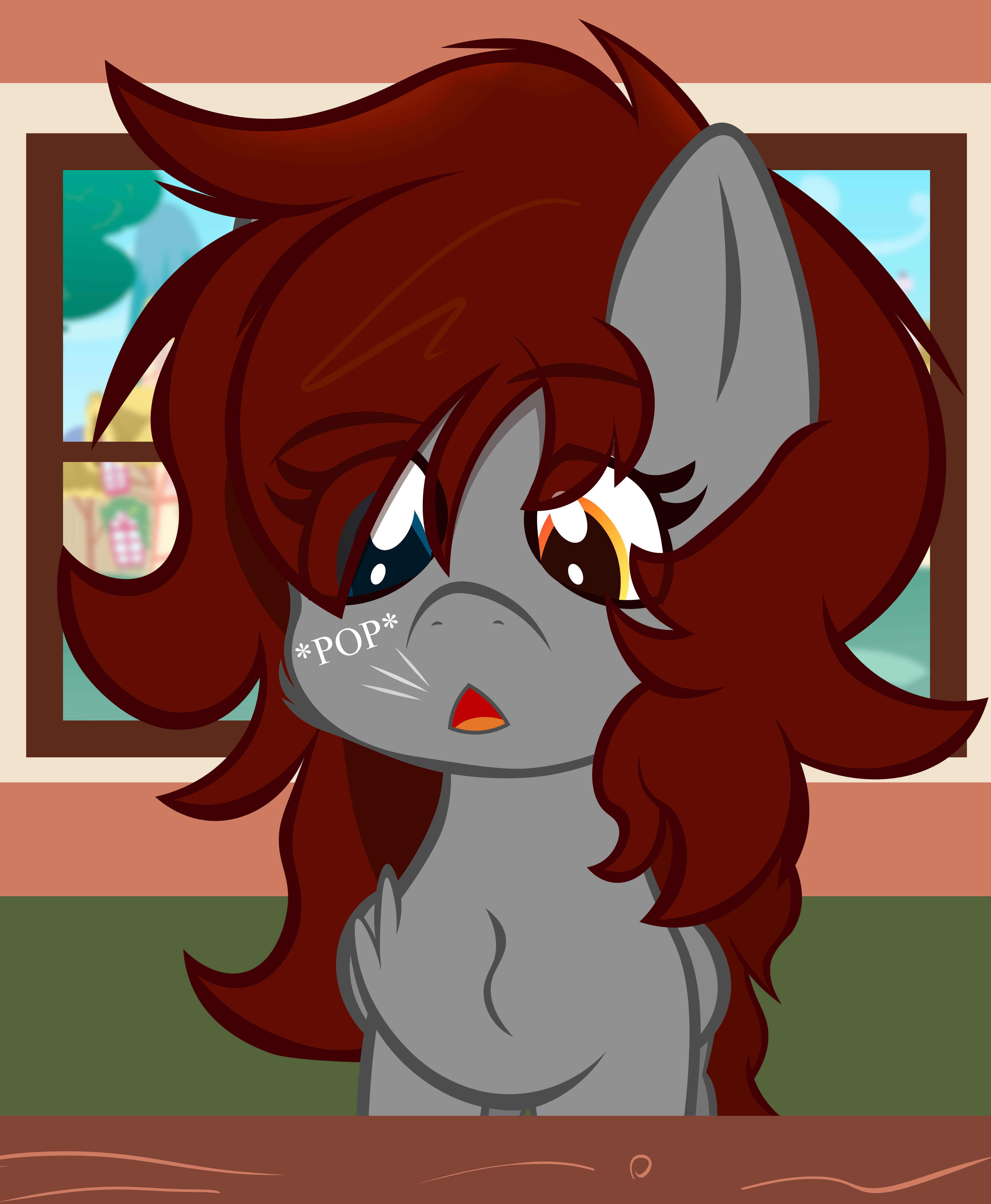 #3554501 - safe, artist:fededash, oc, oc only, oc:sweet whisper, pegasus, heterochromia, pegasus ...