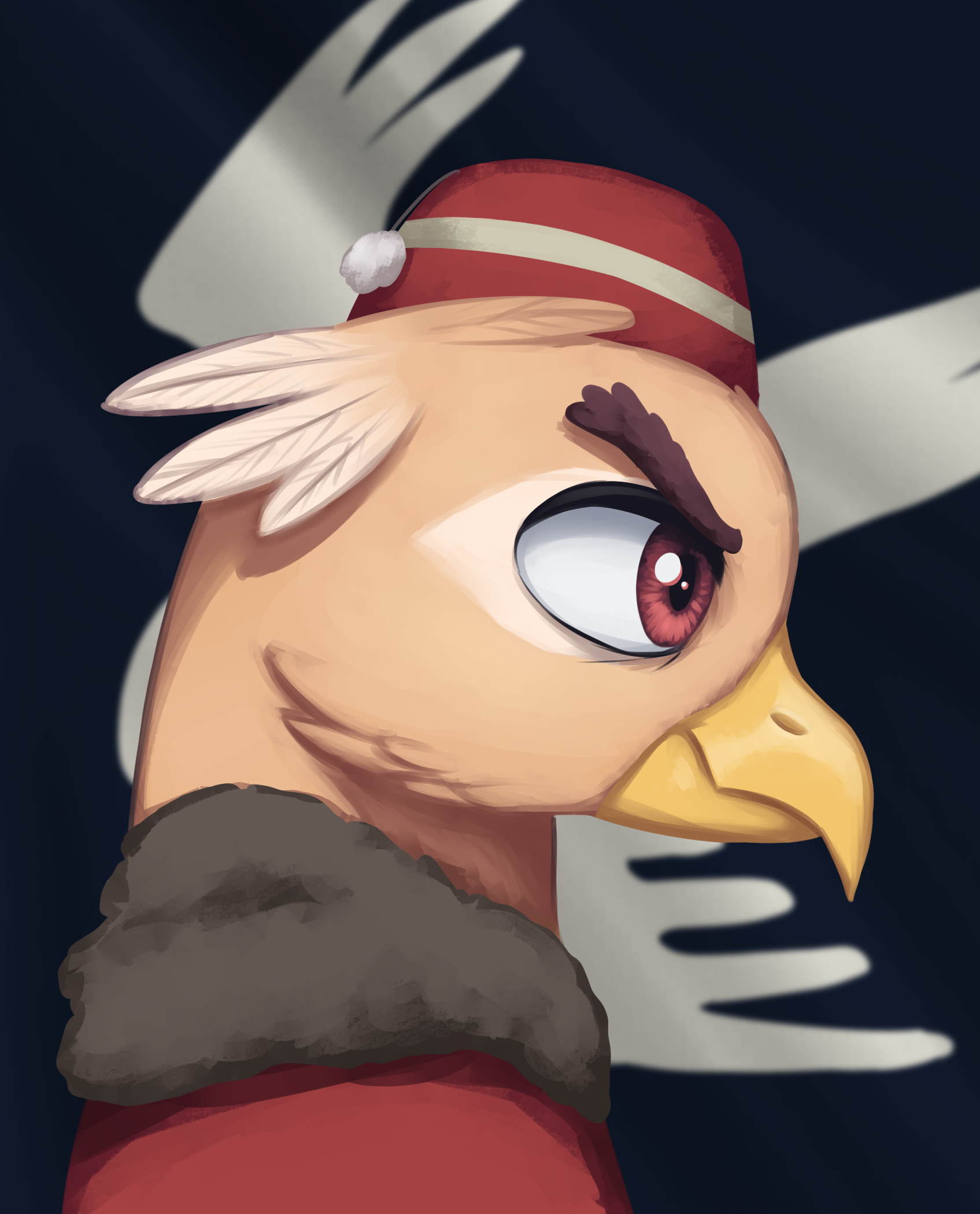 #3555694 - safe, artist:mrscroup, oc, oc only, oc:vincent erie, griffon ...