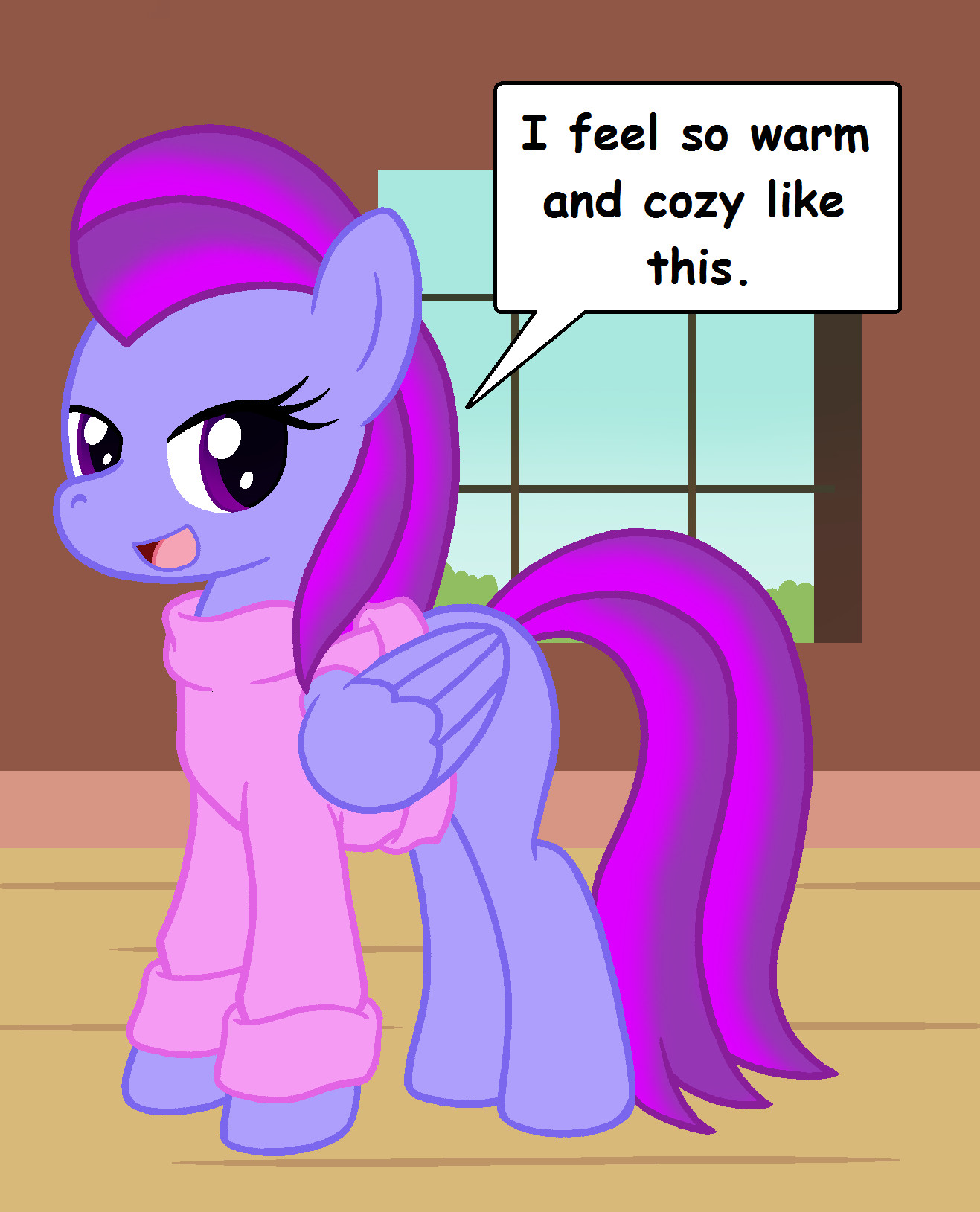 #3555949 - safe, artist:sin-r, oc, oc only, pegasus, pony, clothes ...