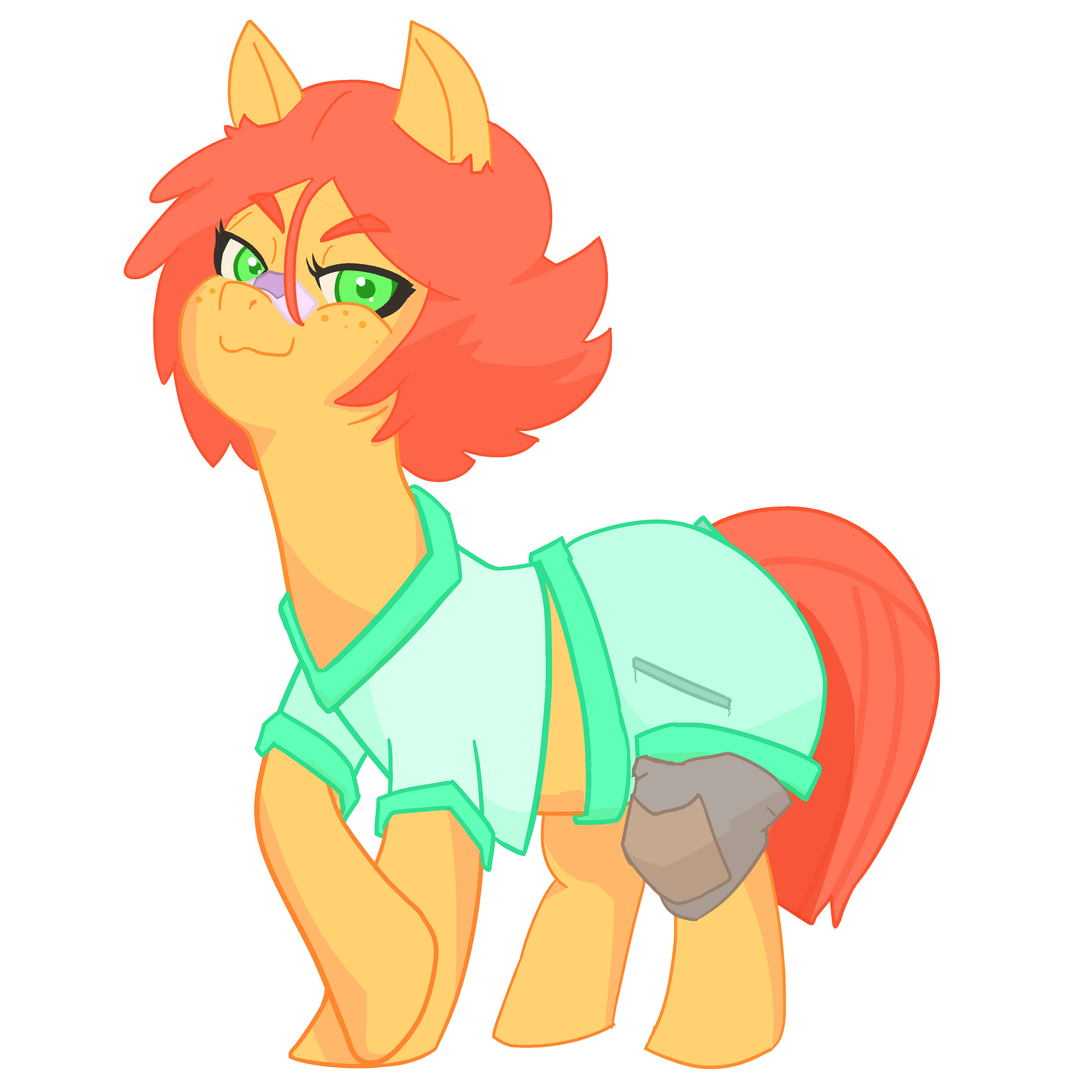 #3541105 - safe, artist:zarcotauomega, cat, cat pony, earth pony ...