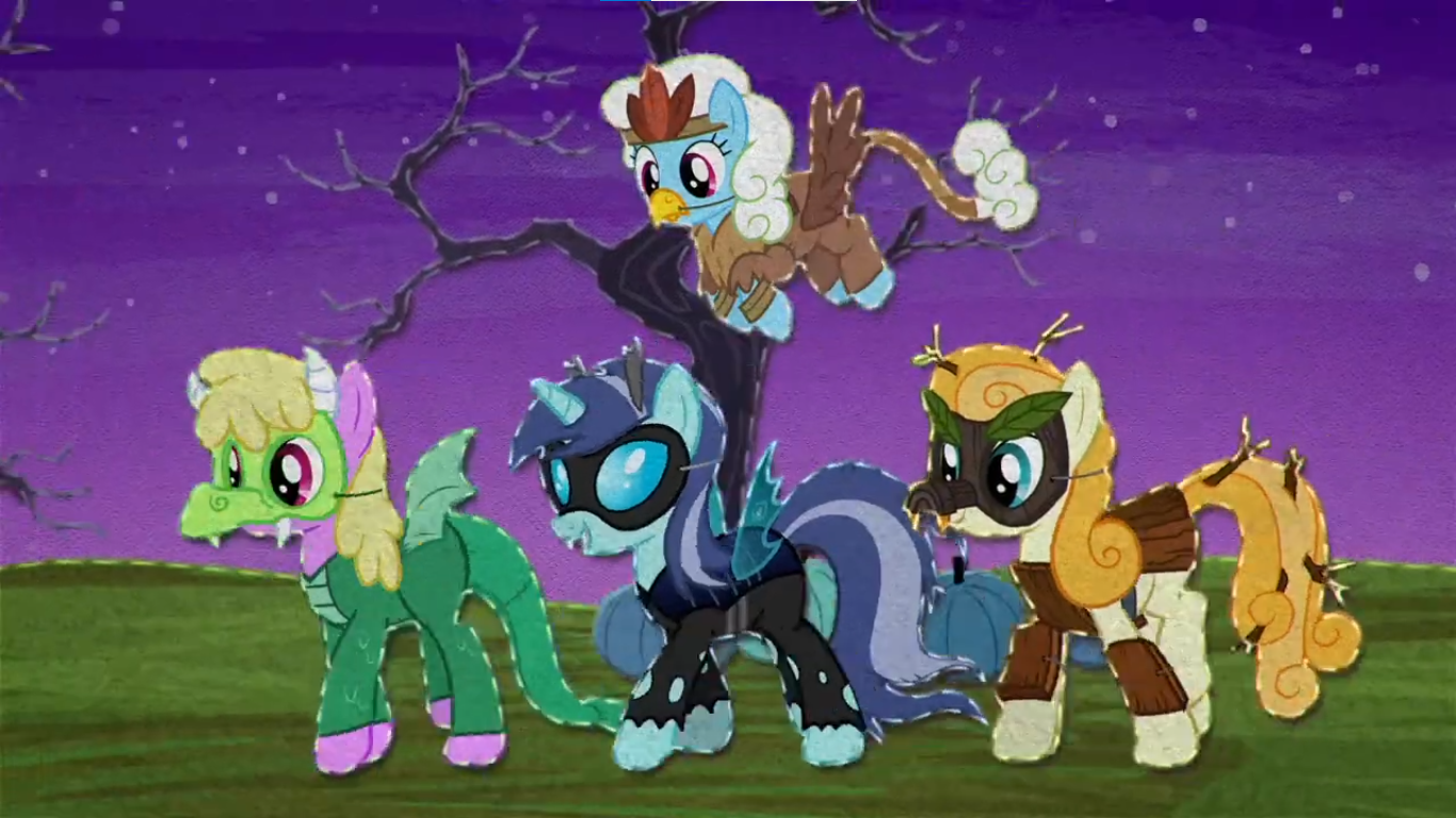 #3541368 - safe, screencap, cherry berry, diamond mint, junebug, serena ...