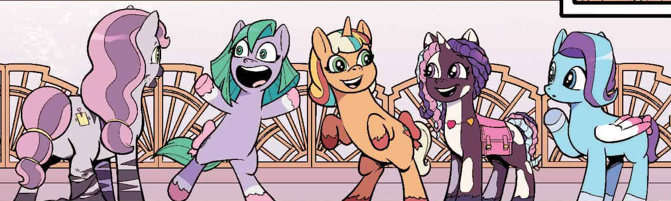 #3543054 - safe, artist:yancey labat, idw, glory (g5), peach fizz ...