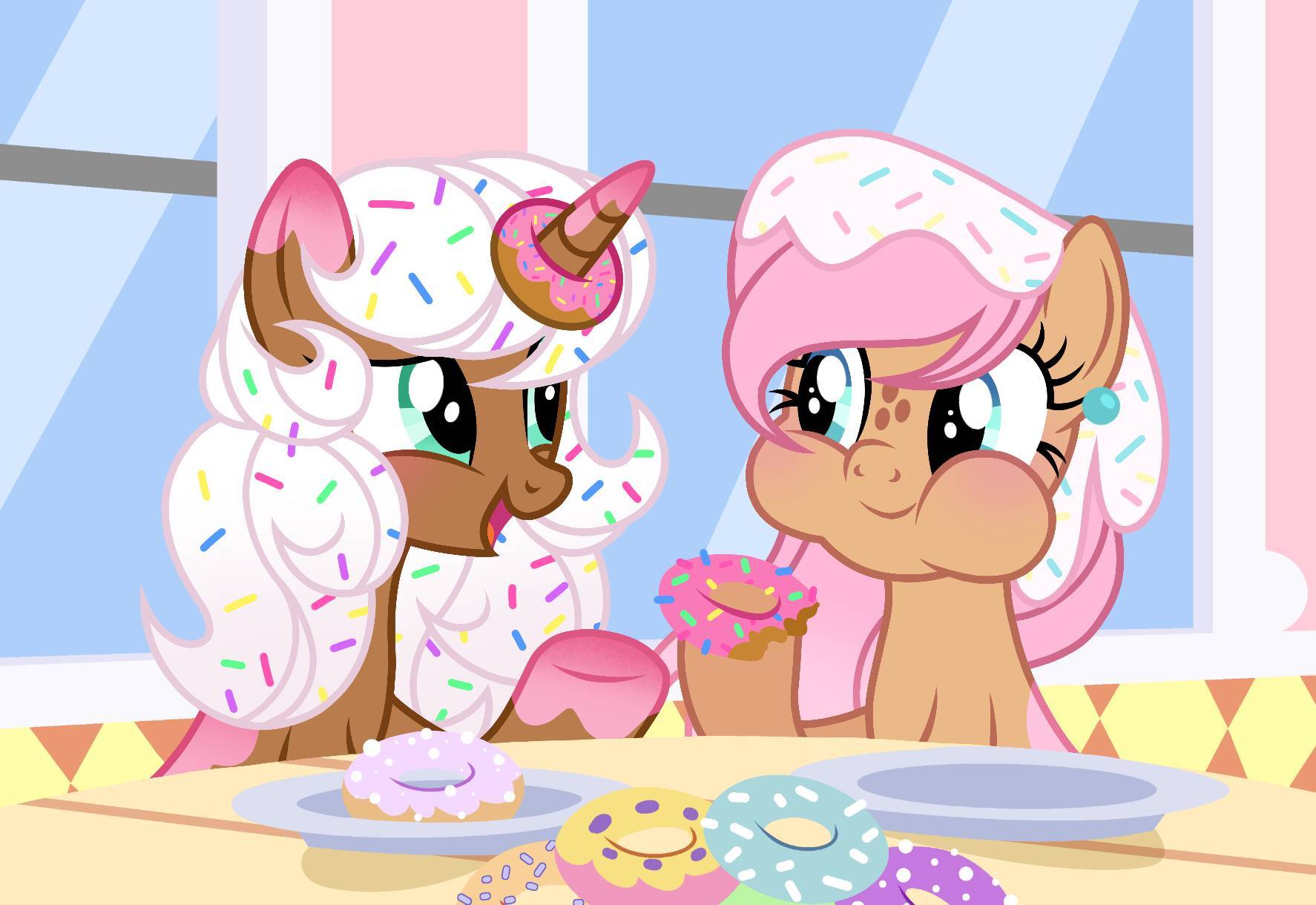 #3543383 - safe, artist:cstrawberrymilk, oc, oc only, oc:donut daydream ...